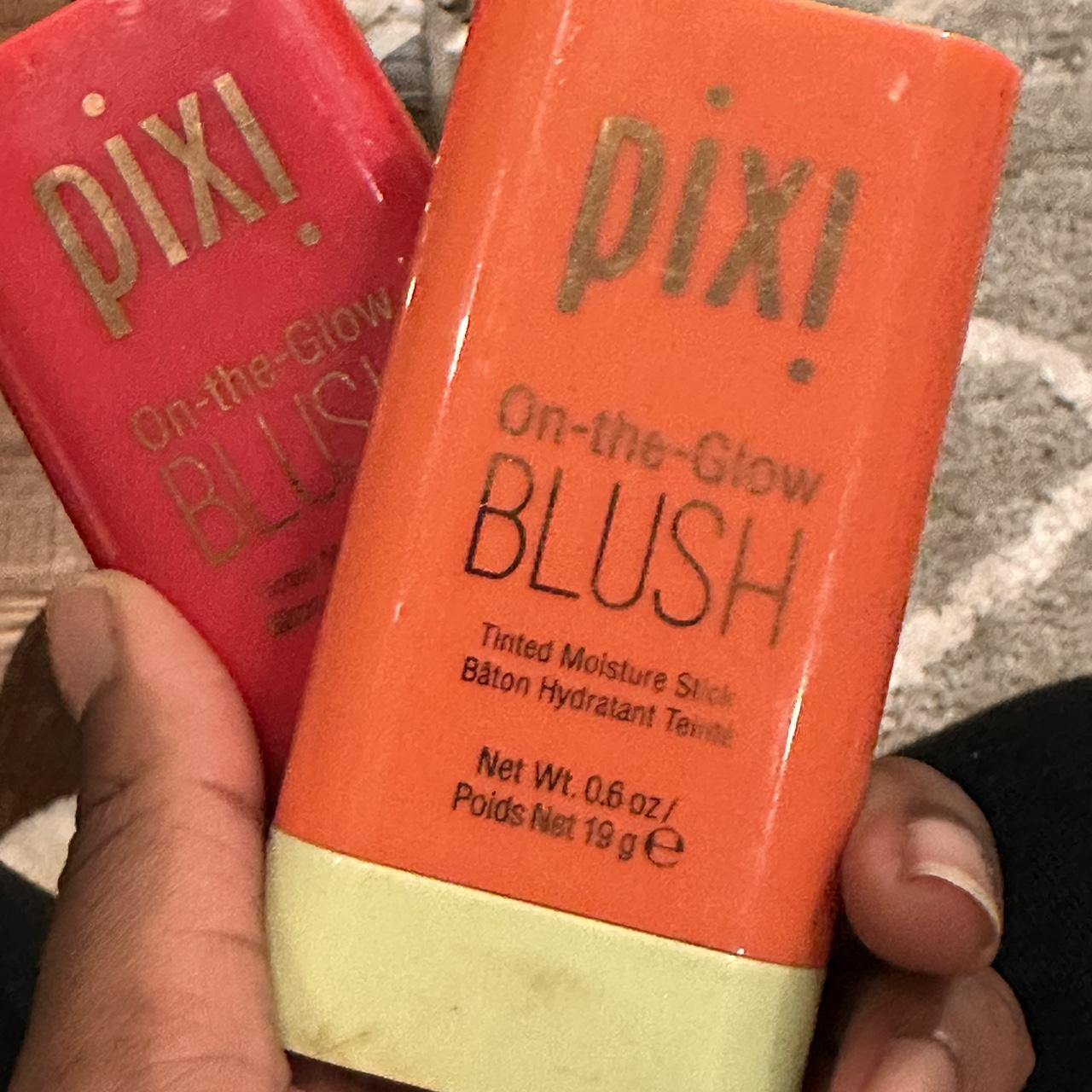 PIXI ON THE GLOW BLUSH in the shades “Juicy” and... - Depop