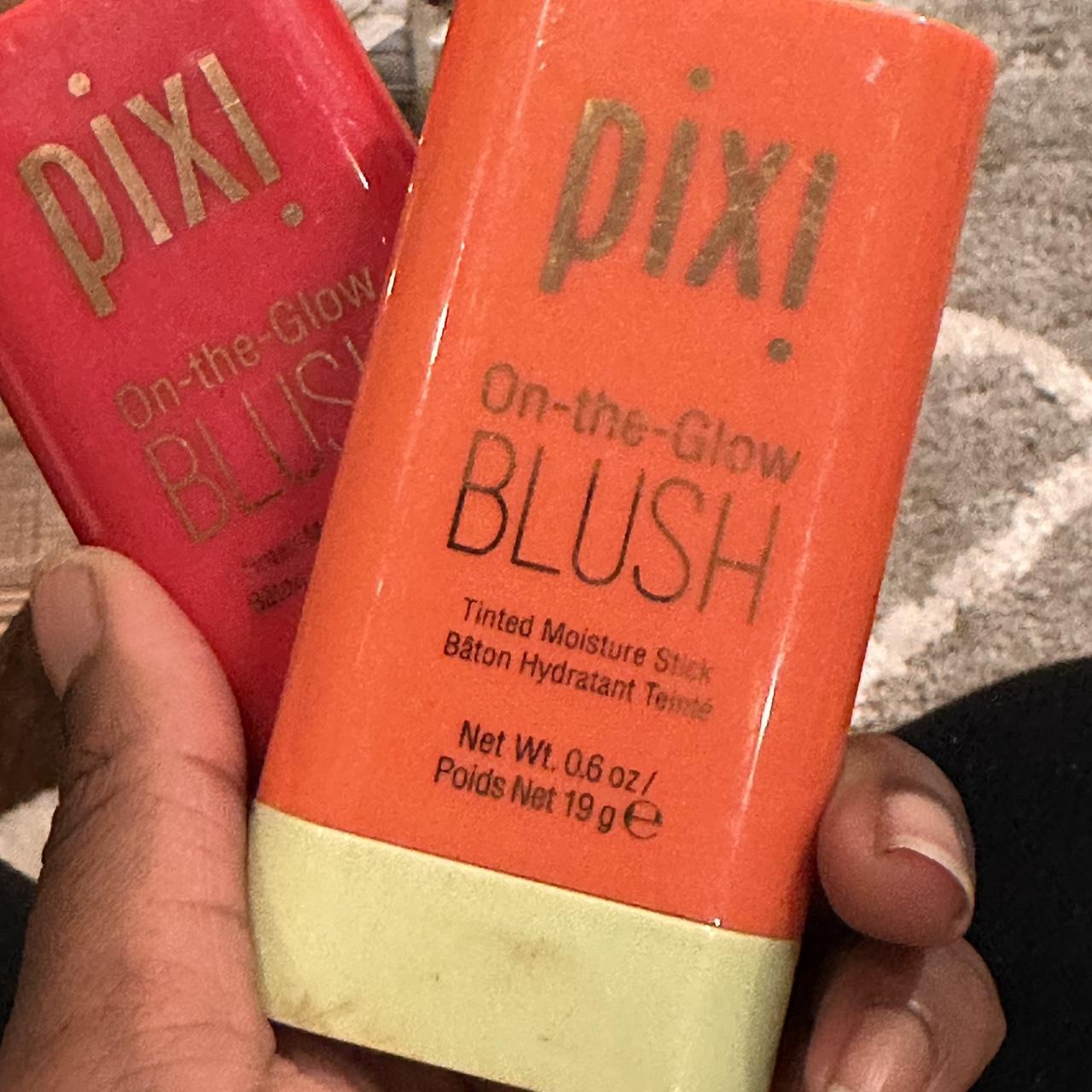 PIXI ON THE GLOW BLUSH in the shades “Juicy” and... - Depop