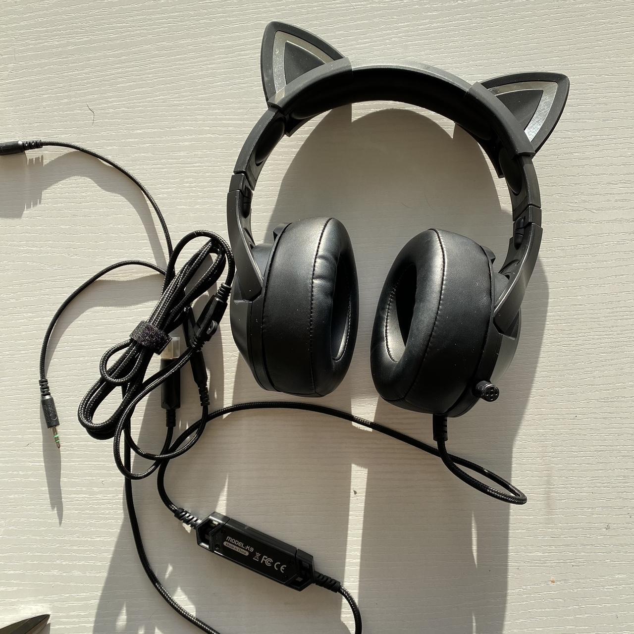 Cat ears headphones Removable ears #catears... - Depop