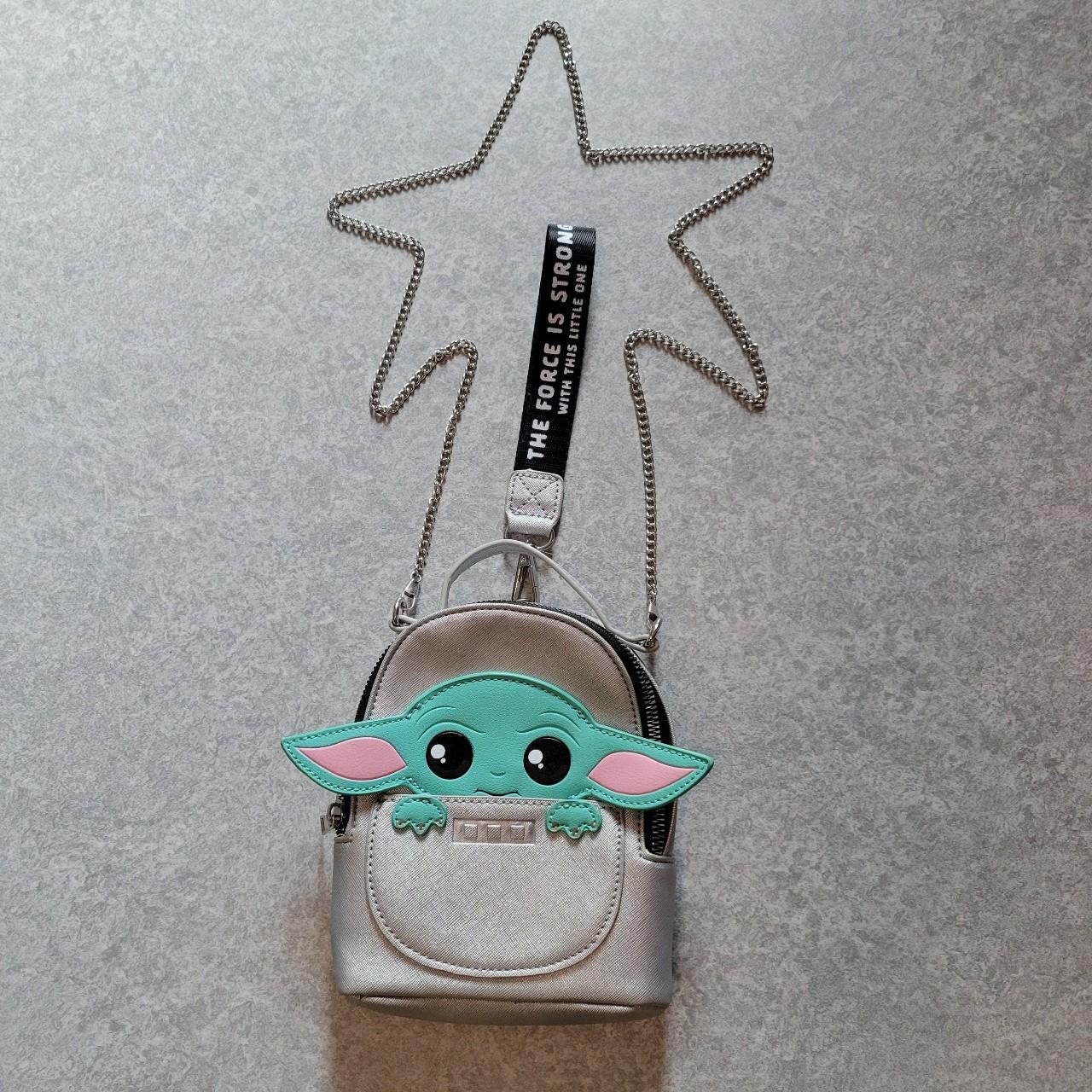 Hot Topic Baby Grogu three-way convertible bag Bag... | Depop