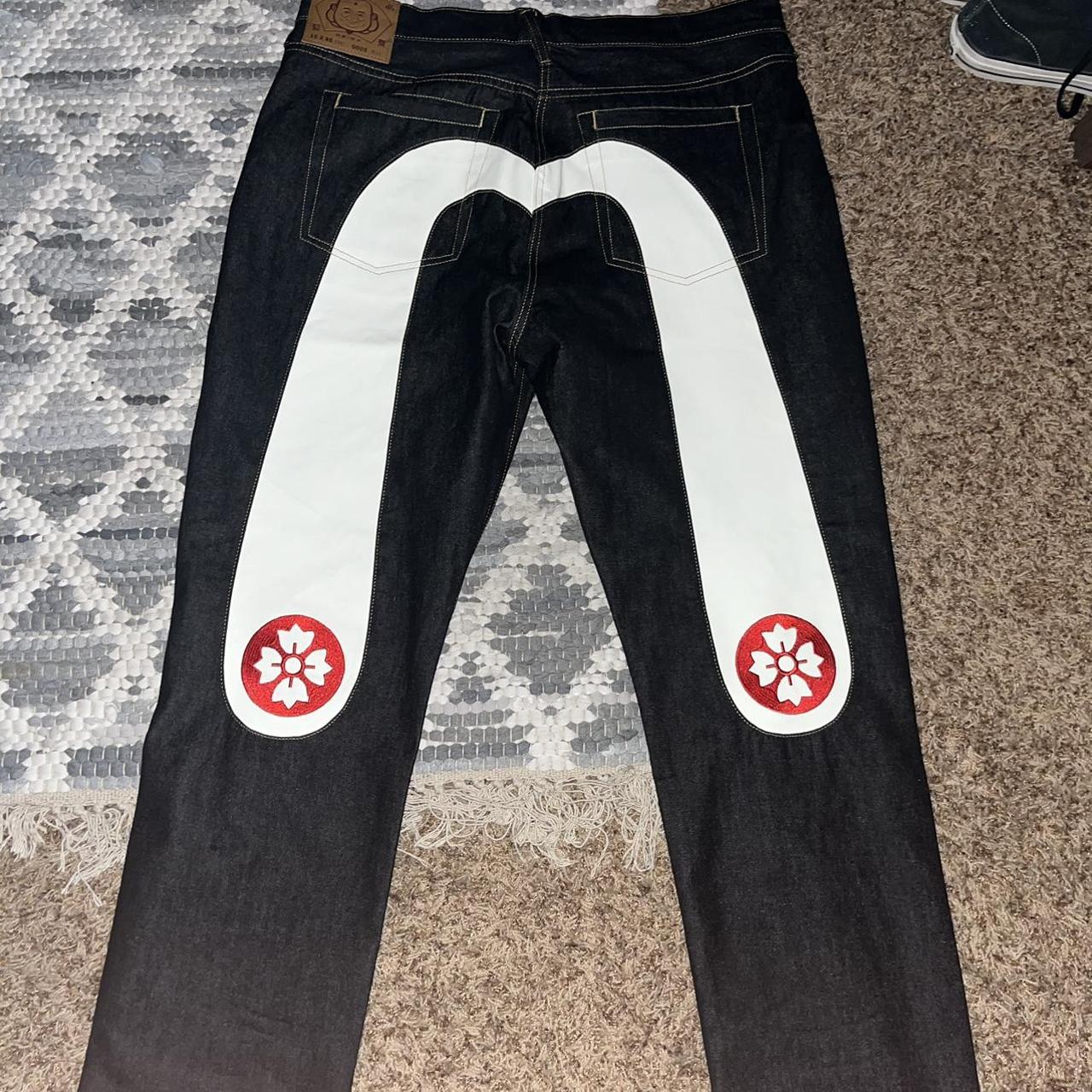 Evisu size 38 x 34 Send offers ! CANT SEND OUT... - Depop