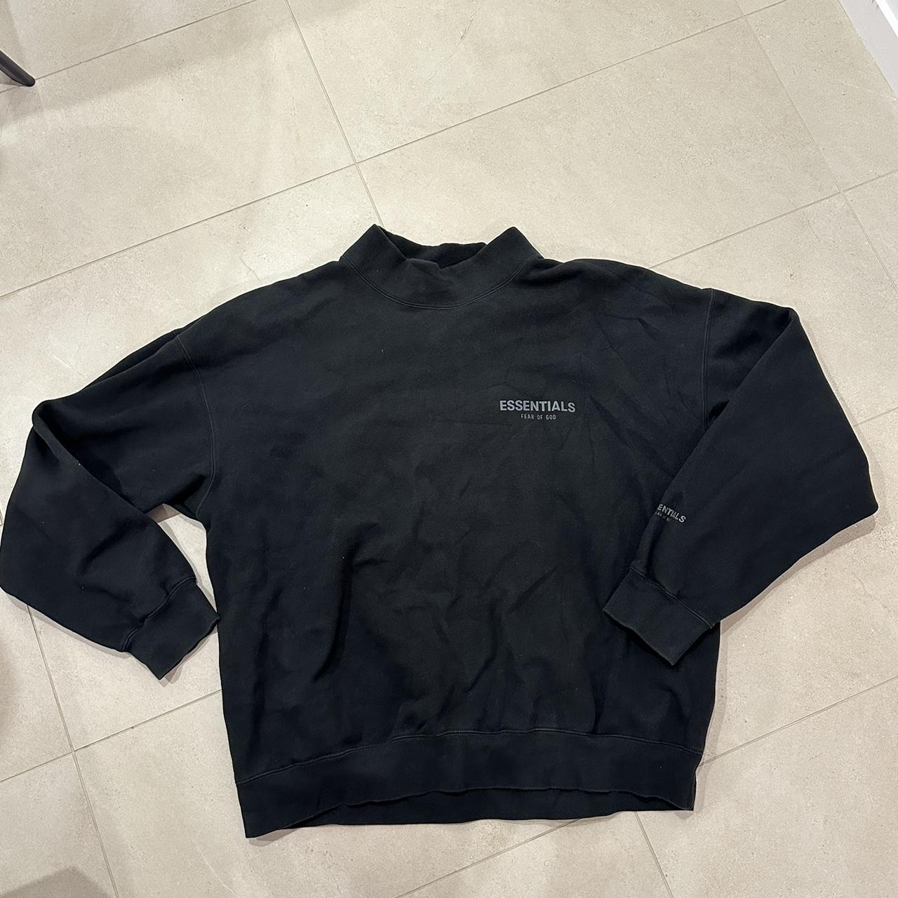 Essentials Mock Neck Sweater - Depop