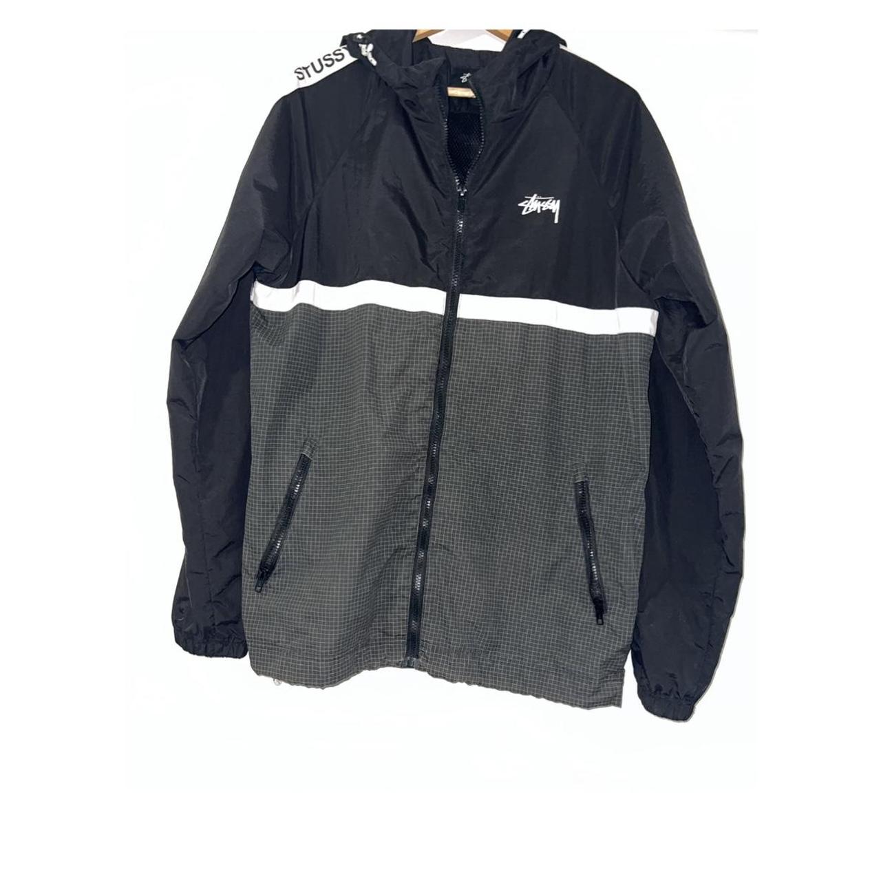 Brand: Stussy Vintage Rain Zipper Jacket Size: 14 /... - Depop