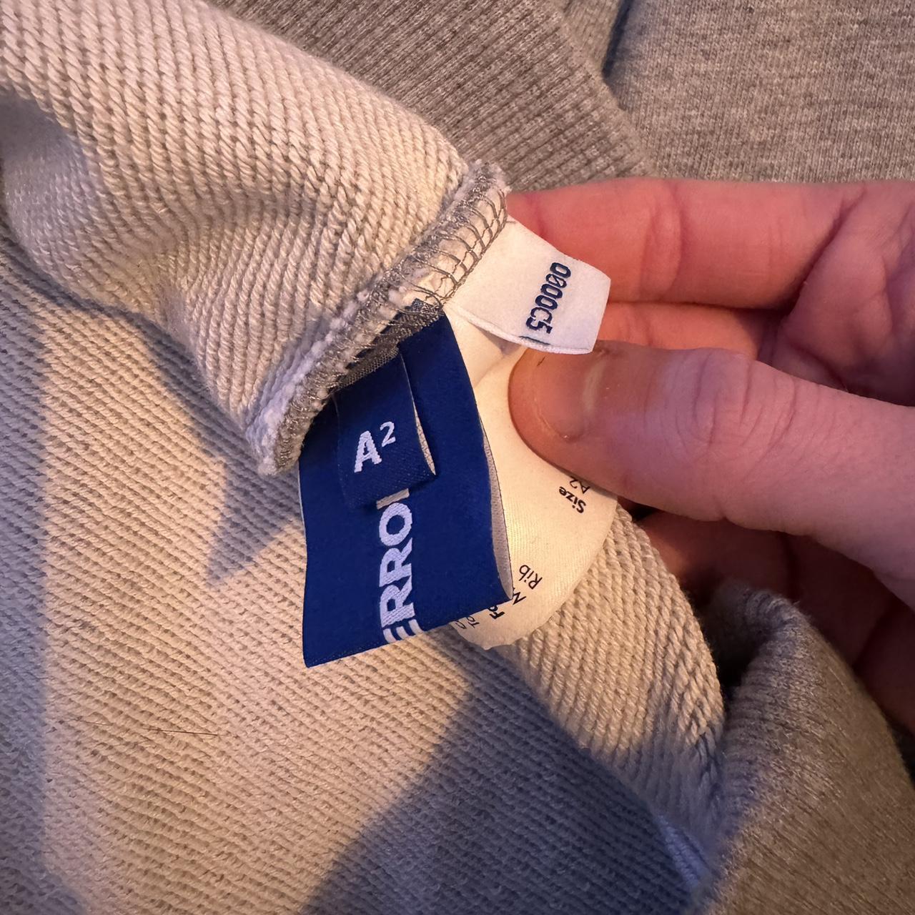 Ader Error Grey ‘A-Peec’ Sweater - Size 2... - Depop