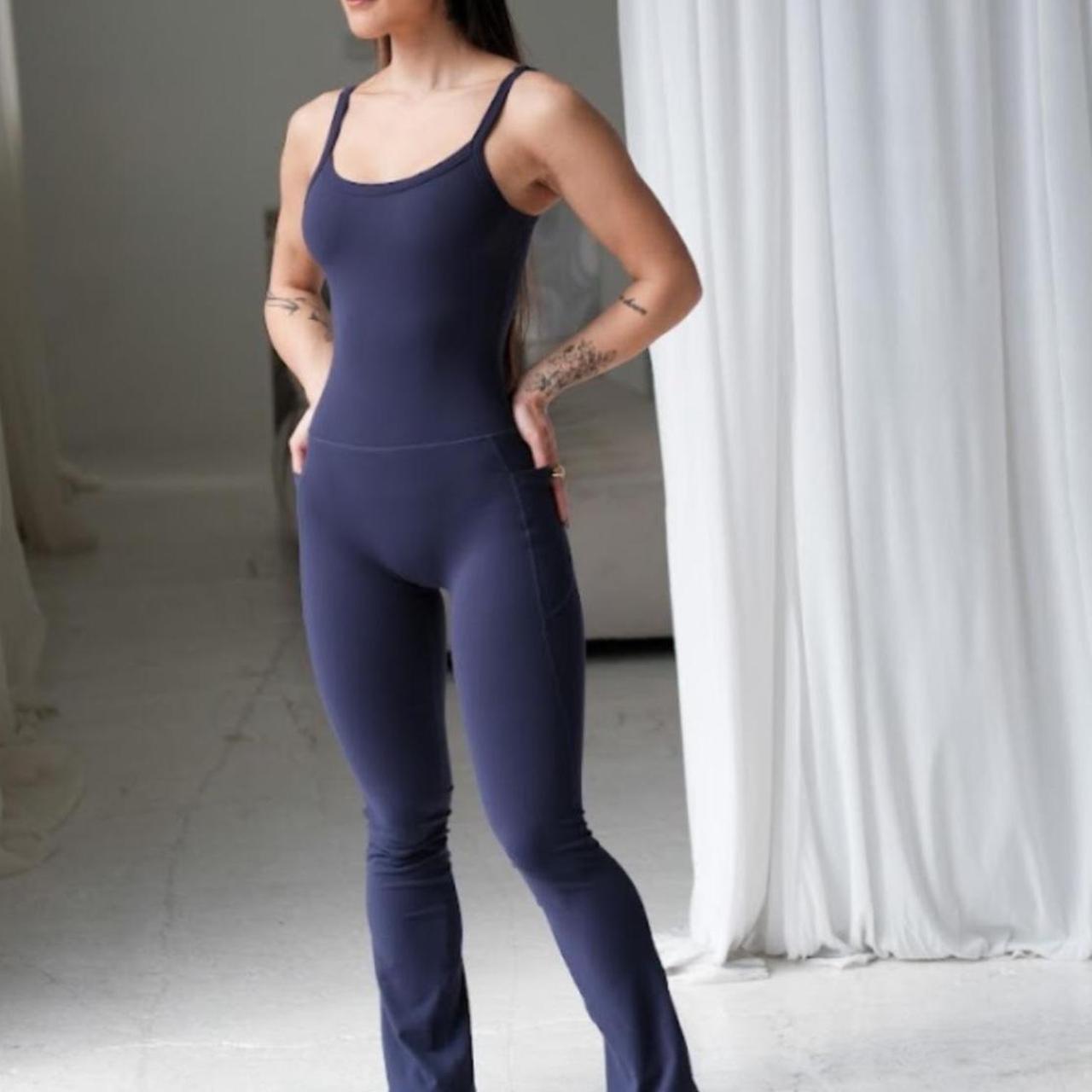 Echt Core Pocket Unitard Flare - Eclipse Blue - Size... - Depop