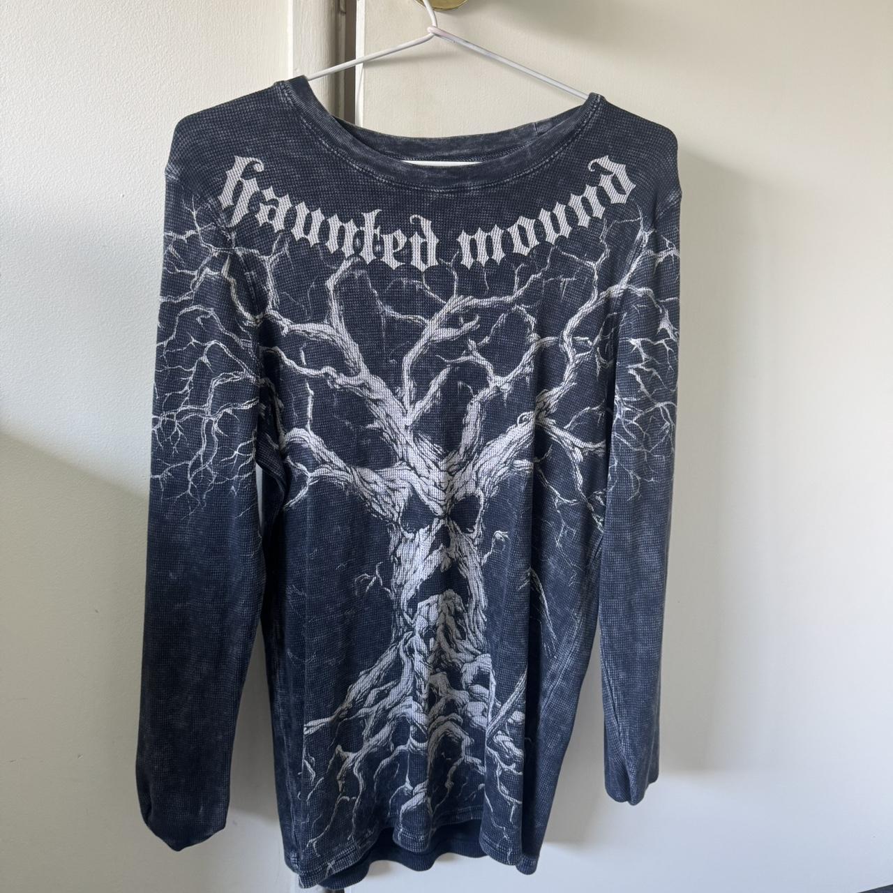 medium haunted mound affliction long sleeve. worn a... - Depop