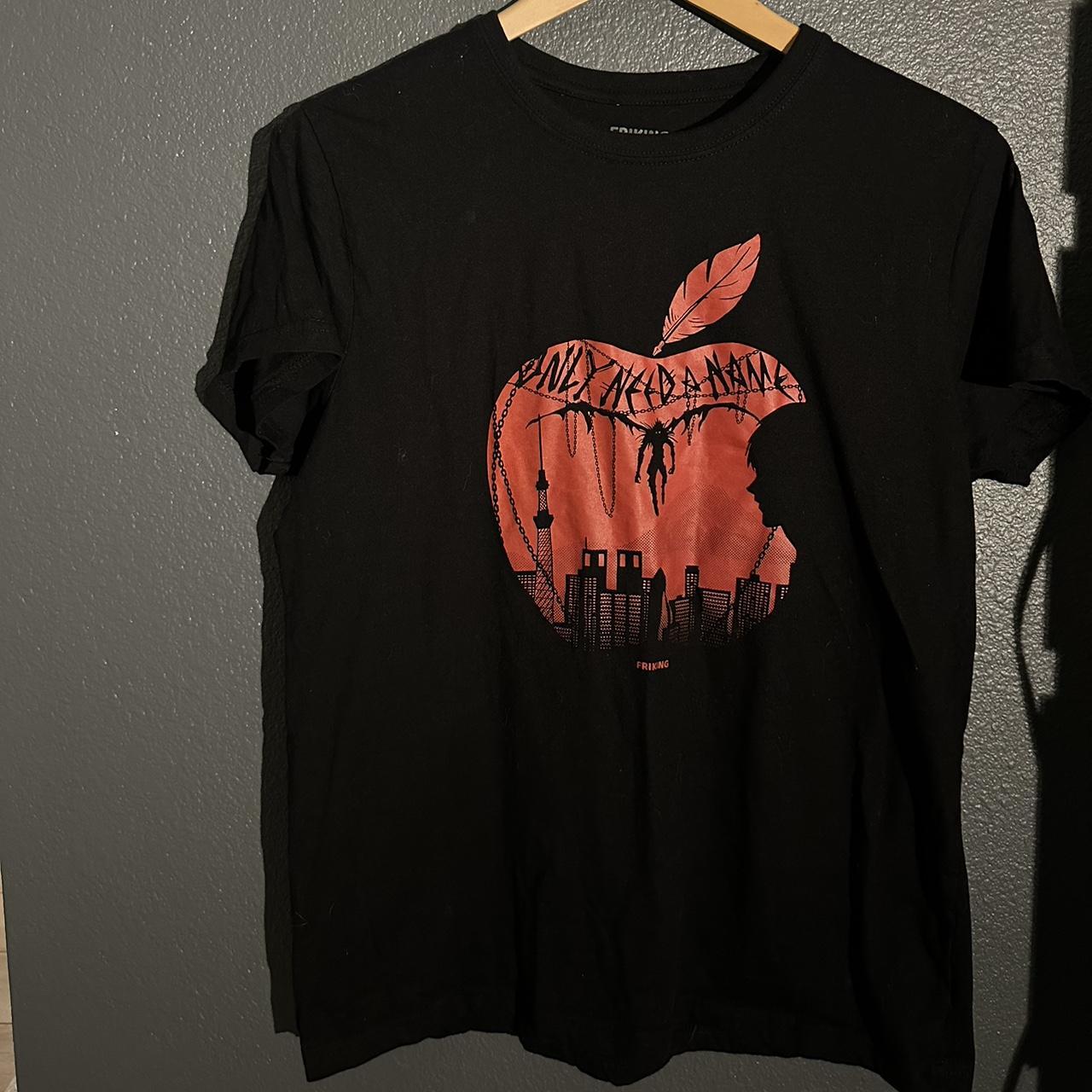 Black and Red Death Note T-shirt Size M | Depop