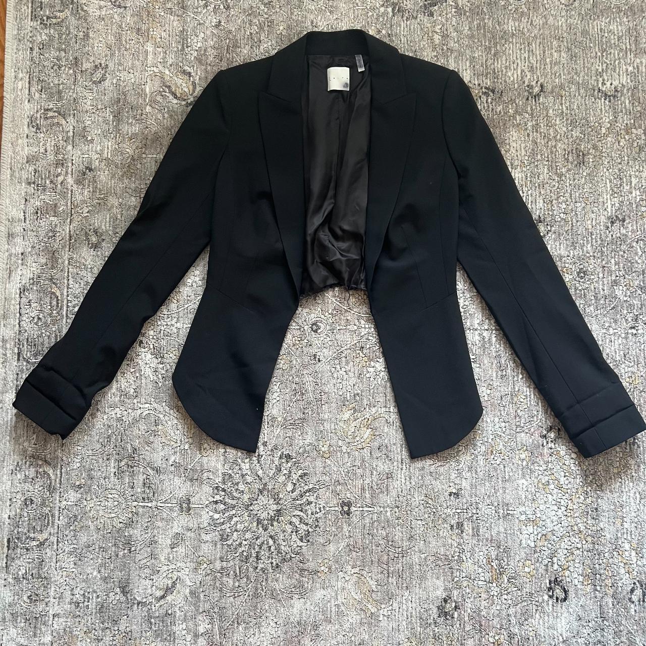Leith Women's Black Tailored-jackets | Depop
