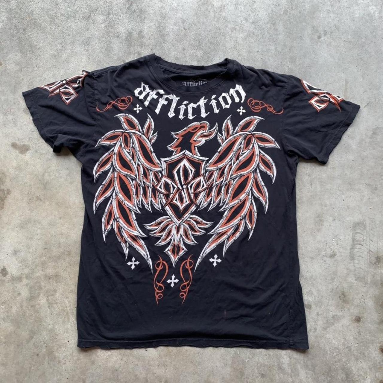 Affliction T-shirt size XL no flaws - Depop