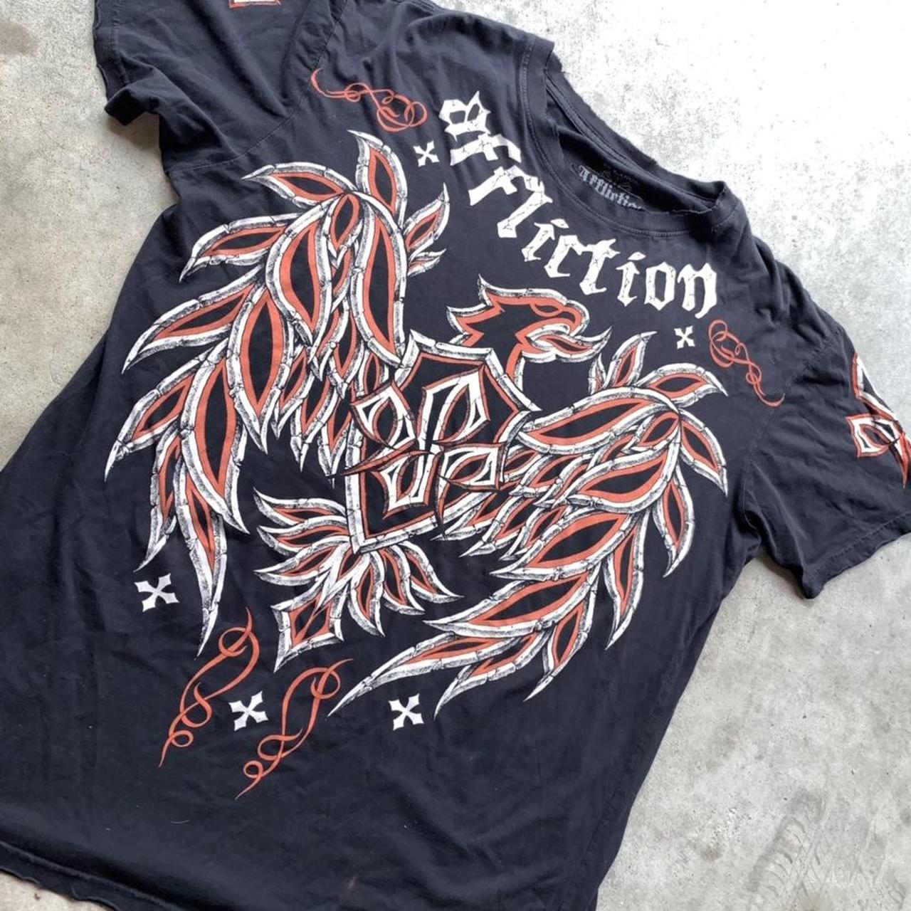 Affliction T-shirt size XL no flaws - Depop