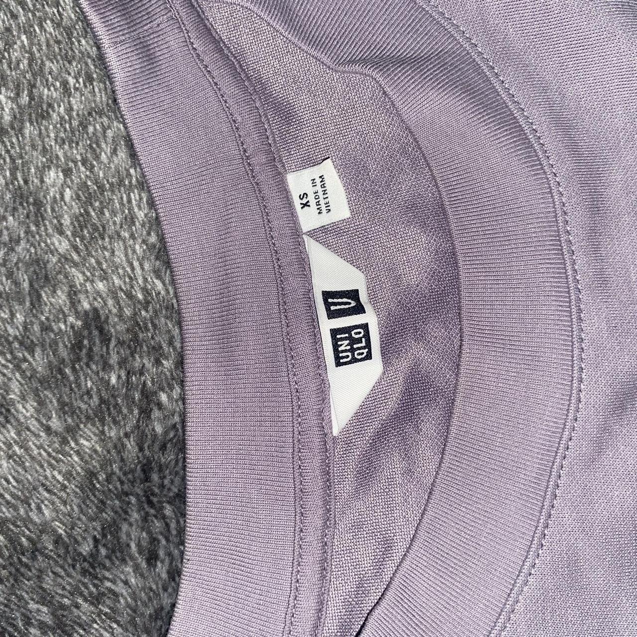 uniqlo purple tee size xs - Depop