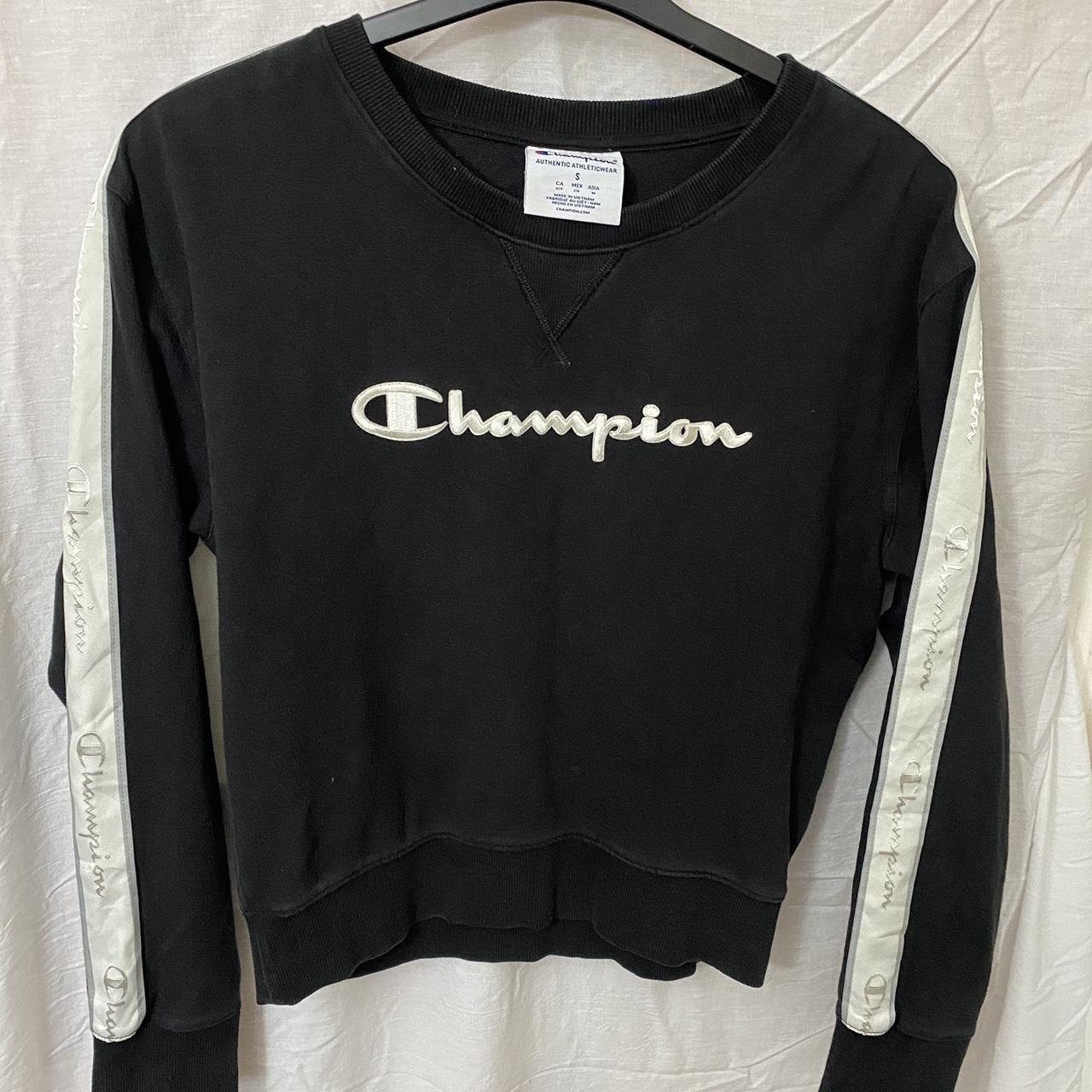 Champion Jumper in a size small, in really good... - Depop