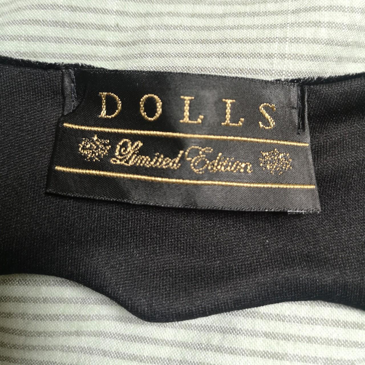 Black velvet dress, labelled as a size 8 but as a... - Depop