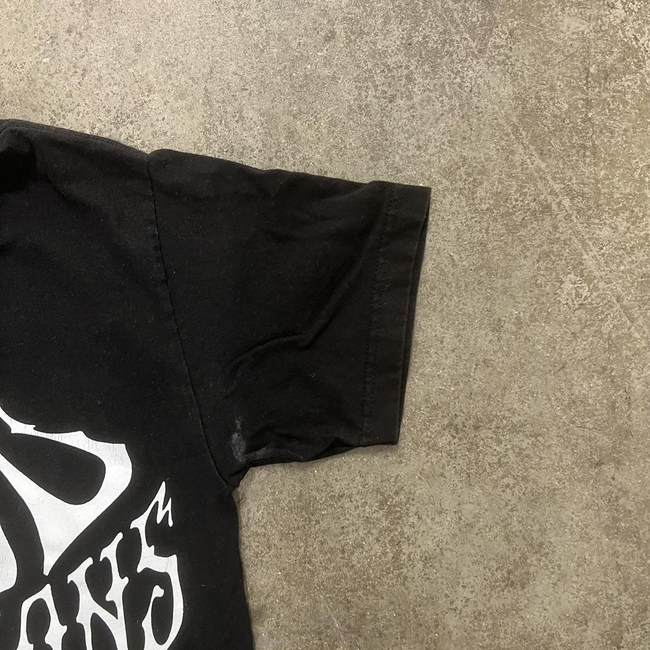 Vlone Nav Collab Good Intentions Black Graphic Tee... - Depop