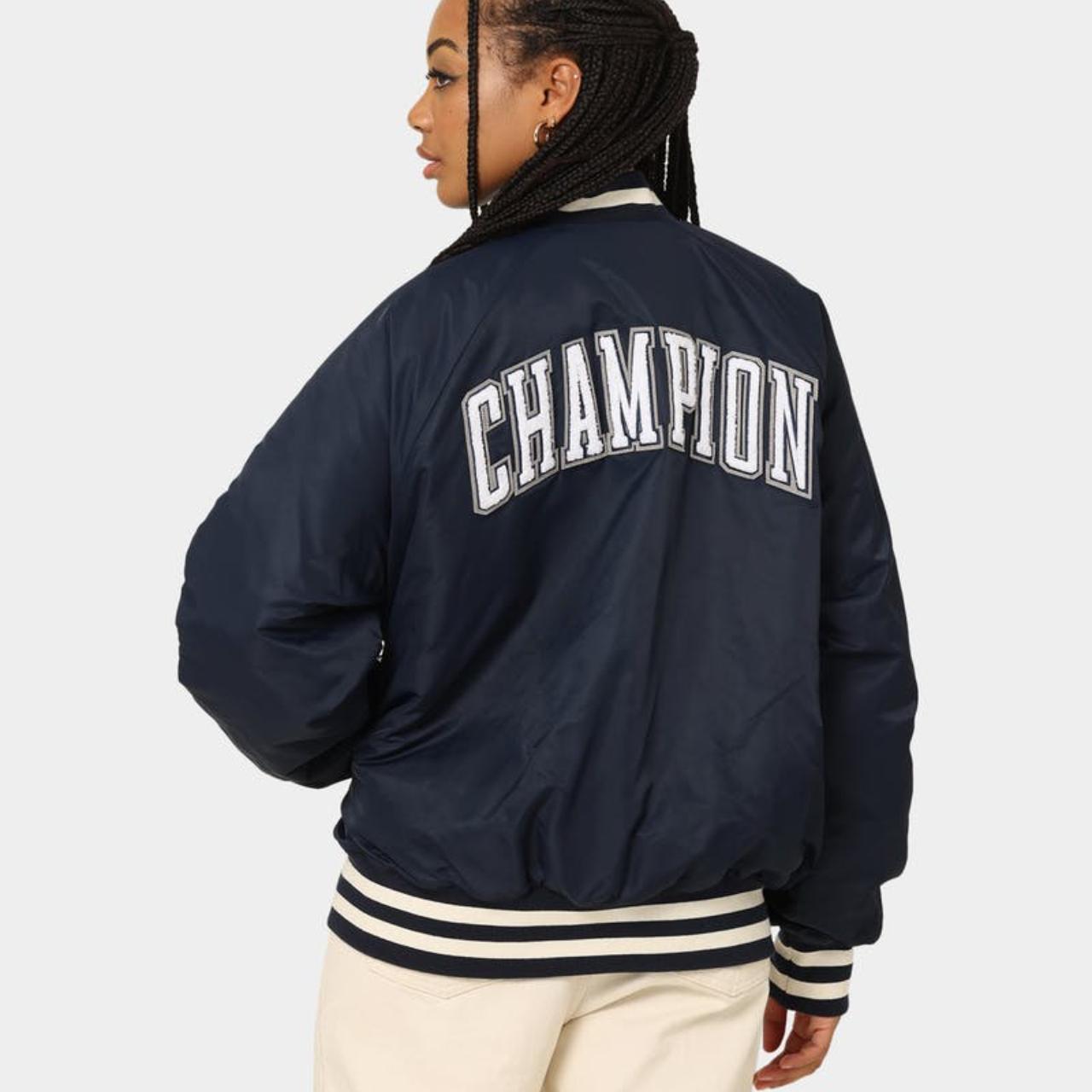 Champion Collegiate Heritage letterman jacket in... - Depop