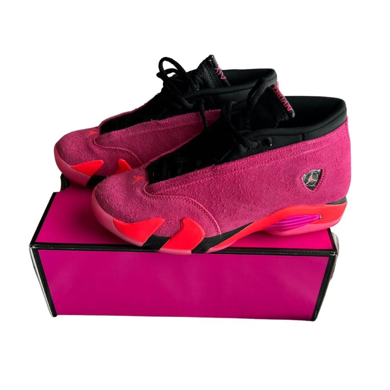 Shocking Pink Jordan 14s Retro Low #jordans... - Depop