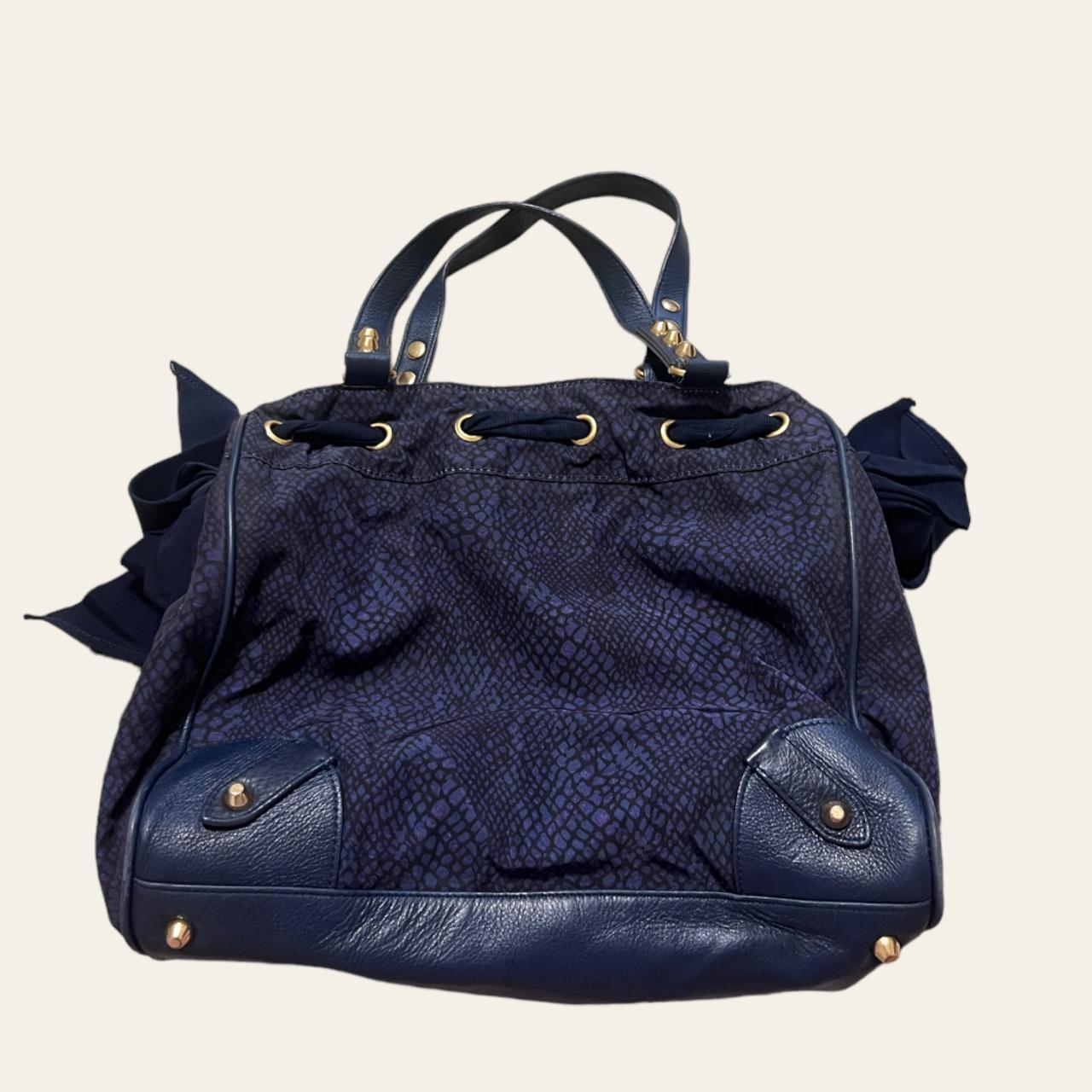 Juicy Couture Women's Navy Bag | Depop