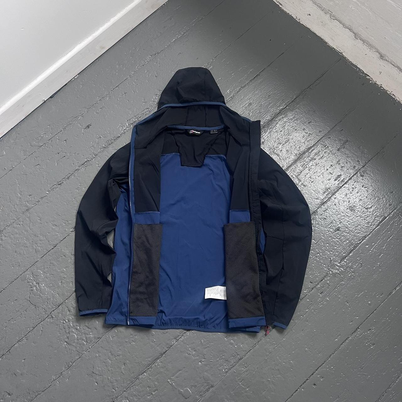 Berghaus “Theran” Softshell Lightweight Blue Hoodie... - Depop