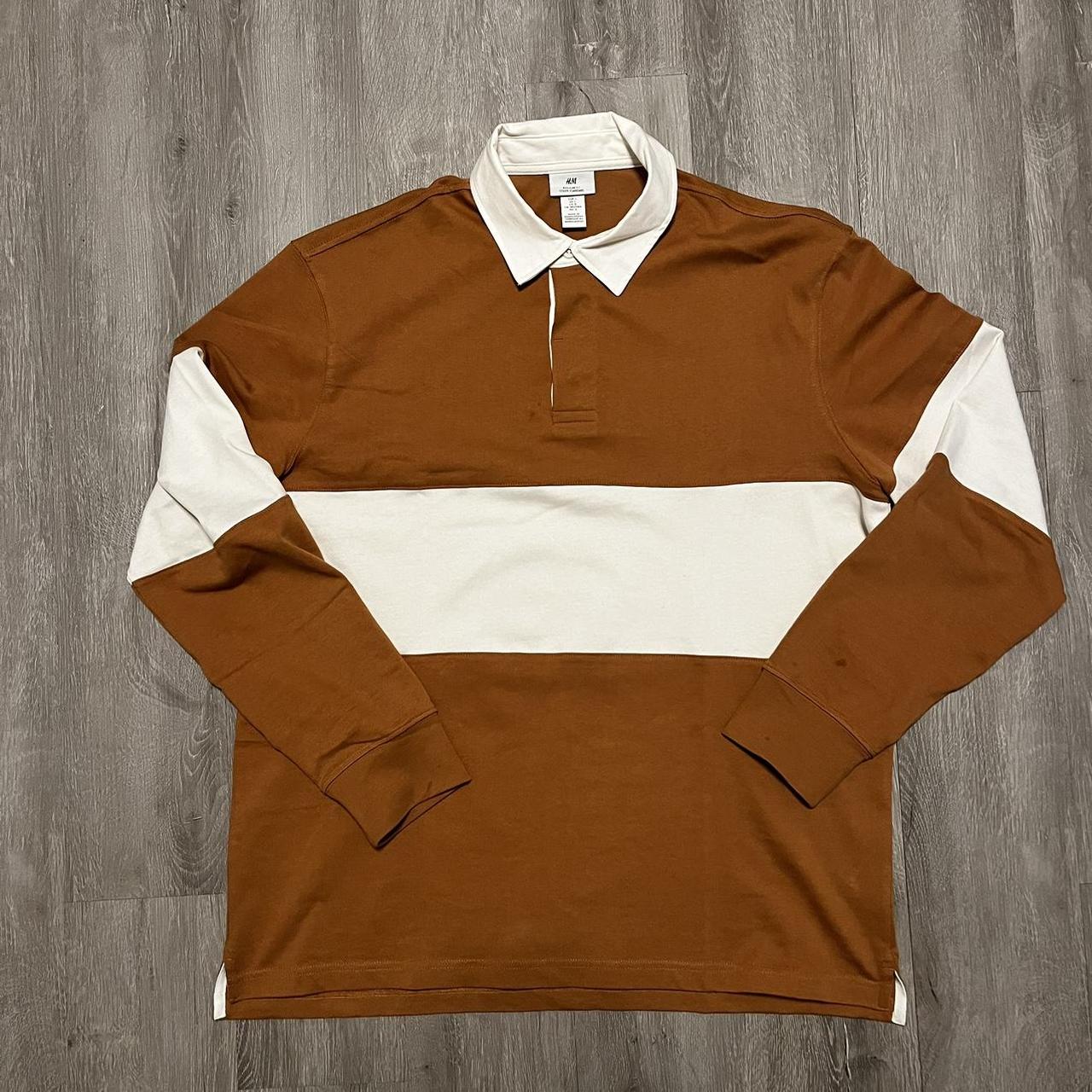 H&M Rugby Polo - Size Large Super Solid Essential... - Depop