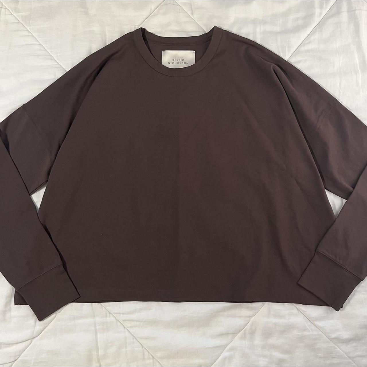 Studio Nicholson Oversized Loop Long Sleeve T Shirt... - Depop
