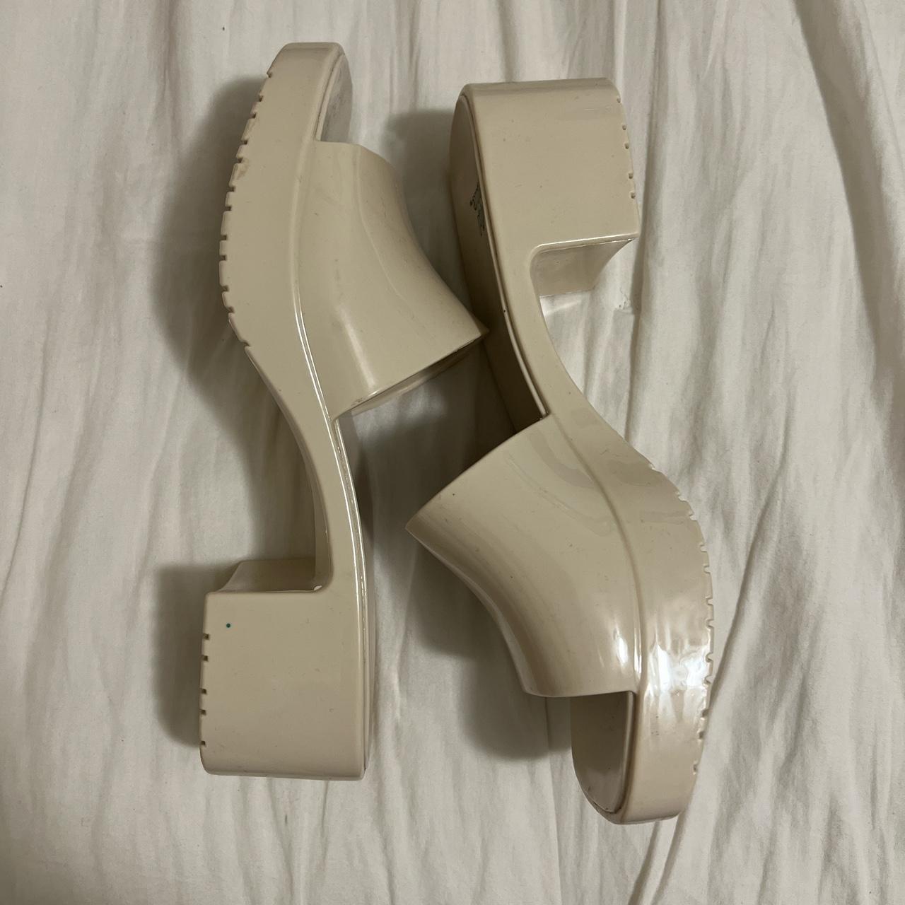 Women’s Macy mule heels Wild Fable - worn a couple... - Depop