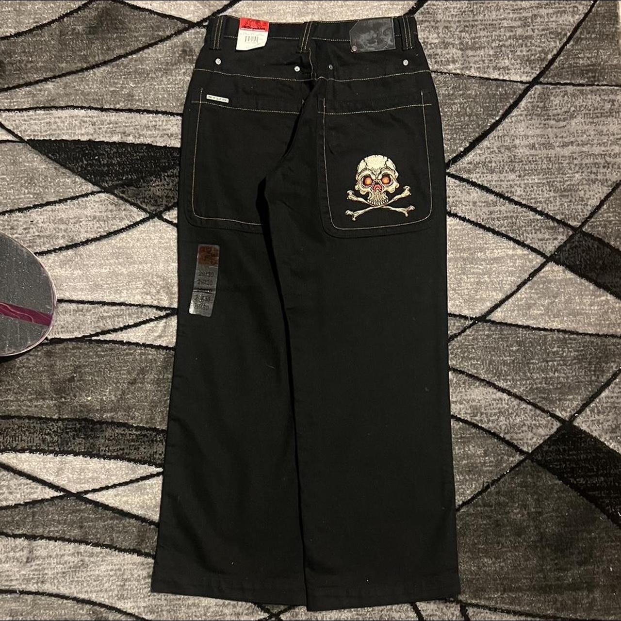 JNCO JEANS BRAND NEW WITH TAGS Embroidered jeans... - Depop
