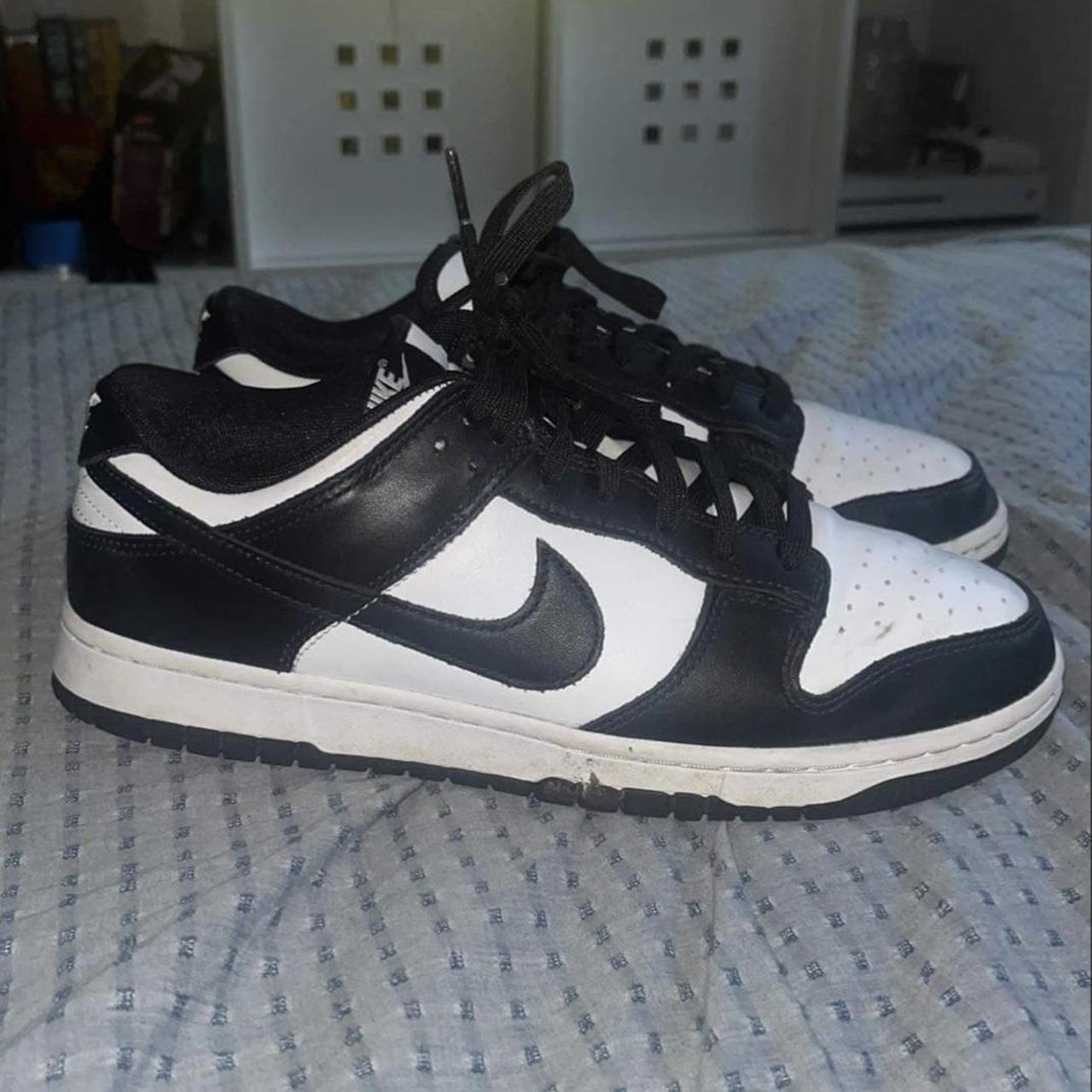 NIKE PANDA DUNKS AUTHENTIC • Won from JD SPORTS... - Depop