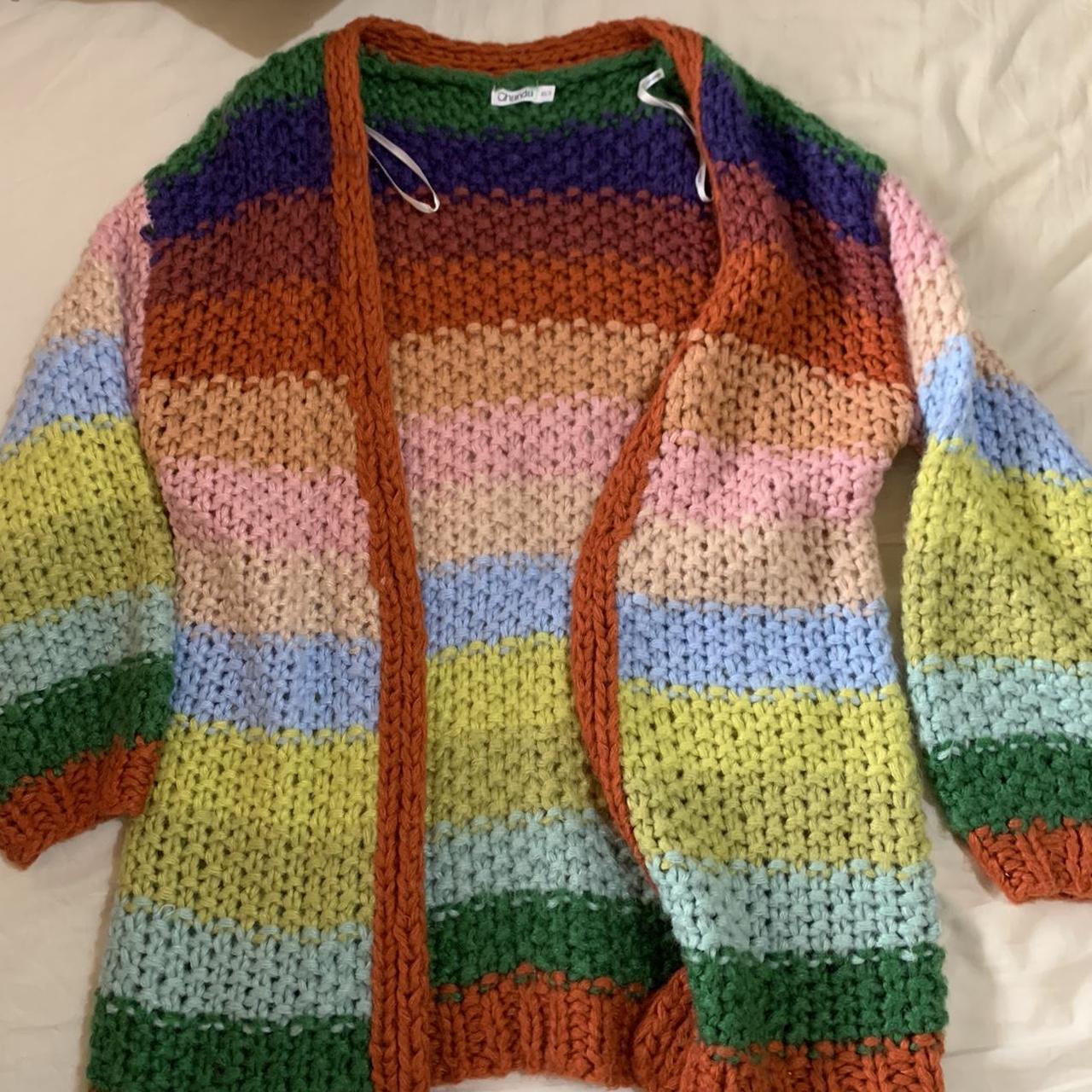 Ghanda oversized cardigan super cute just not my... - Depop