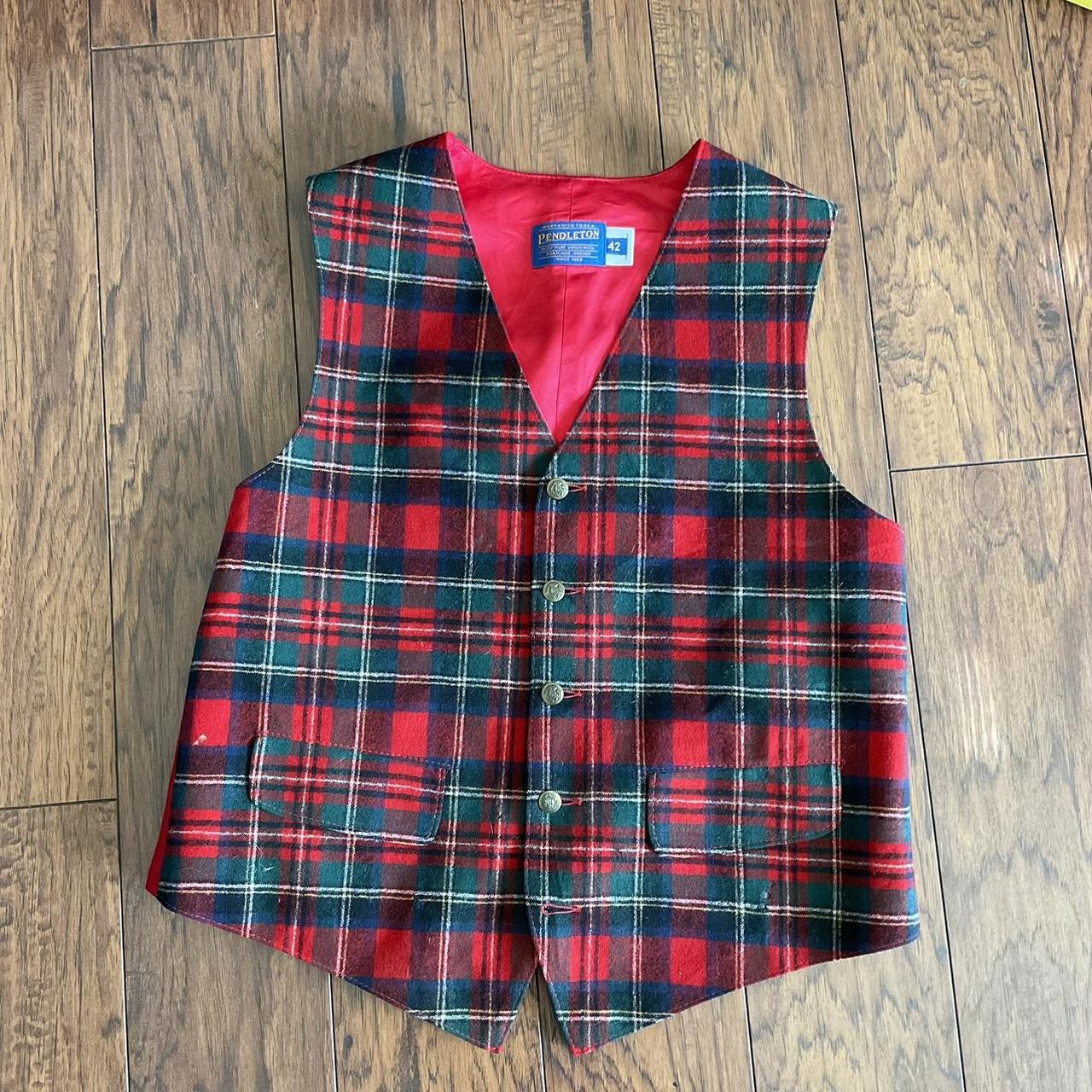 Pendleton wool vest Size 42 - Depop