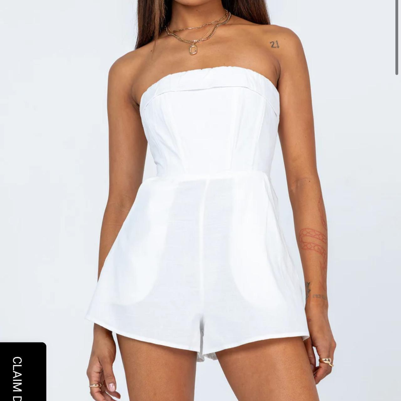 Princess Polly romper NWOT size 0 Cut tag - Depop