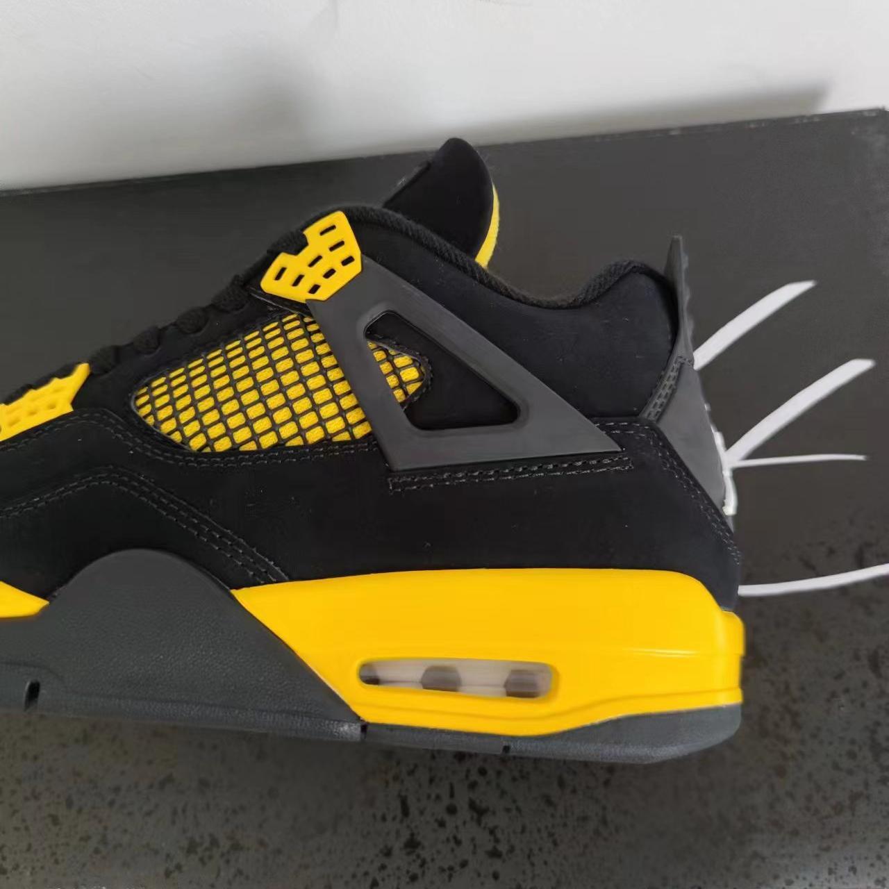 Air Jordan 4 Retro Thunder Men's Size US 8 Brand... - Depop