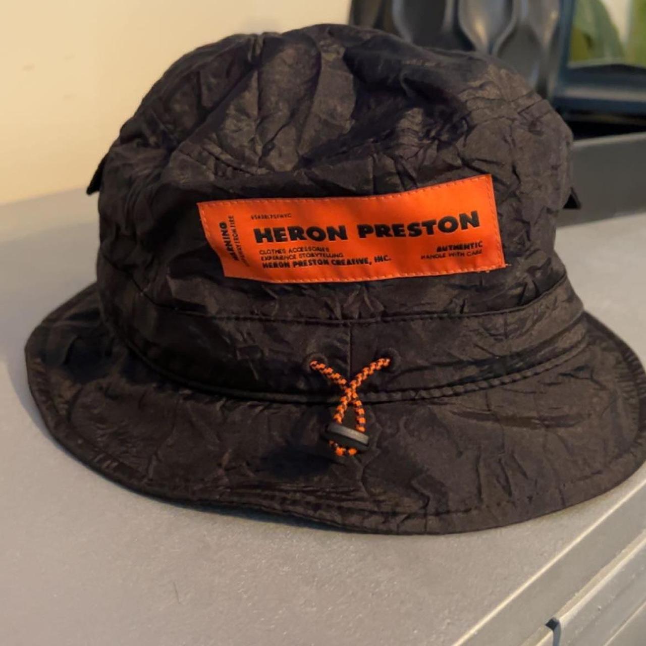 Heron Preston Bucket Hat worn Once - Depop
