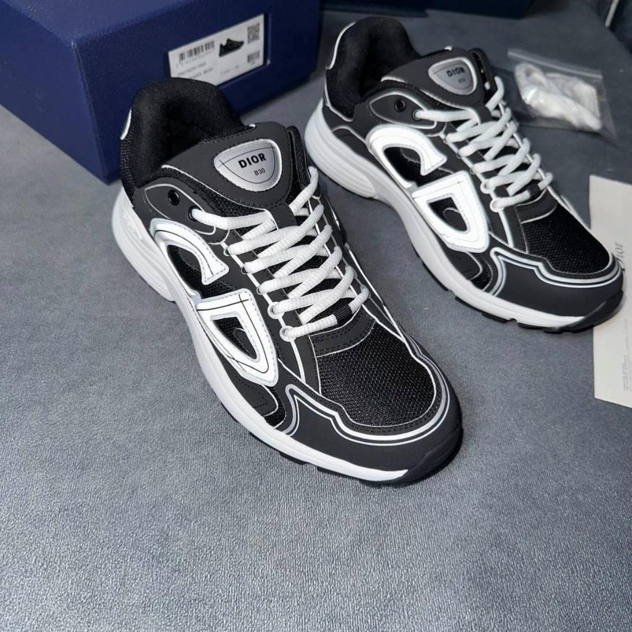 B30s dior Black and white Dior sneakers #DiorSneakers | Depop
