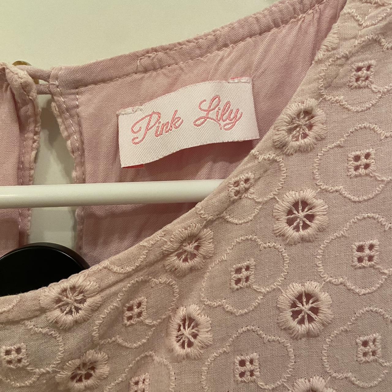 Pink Lily Babydoll Dress (With Pockets) Size Medium - Depop