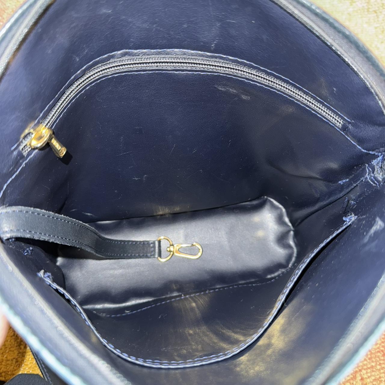 Beautiful navy Longchamp shoulder bag! In fantastic... - Depop