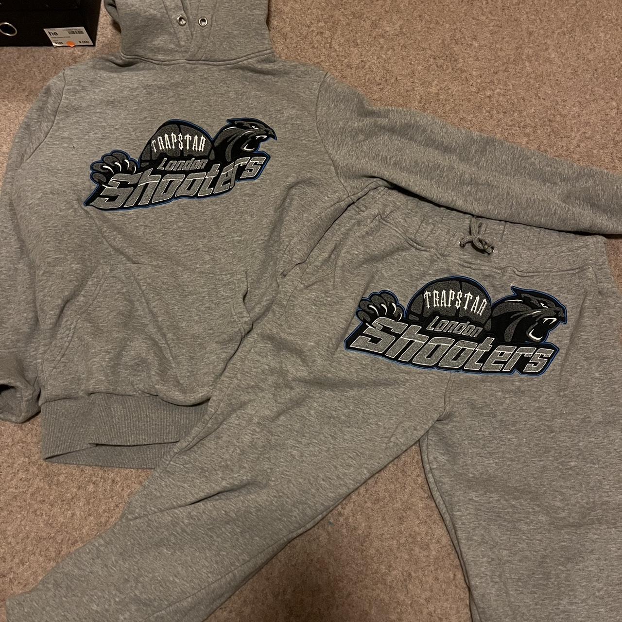 Medium grey trapstar tracksuit, worn a couple of... - Depop