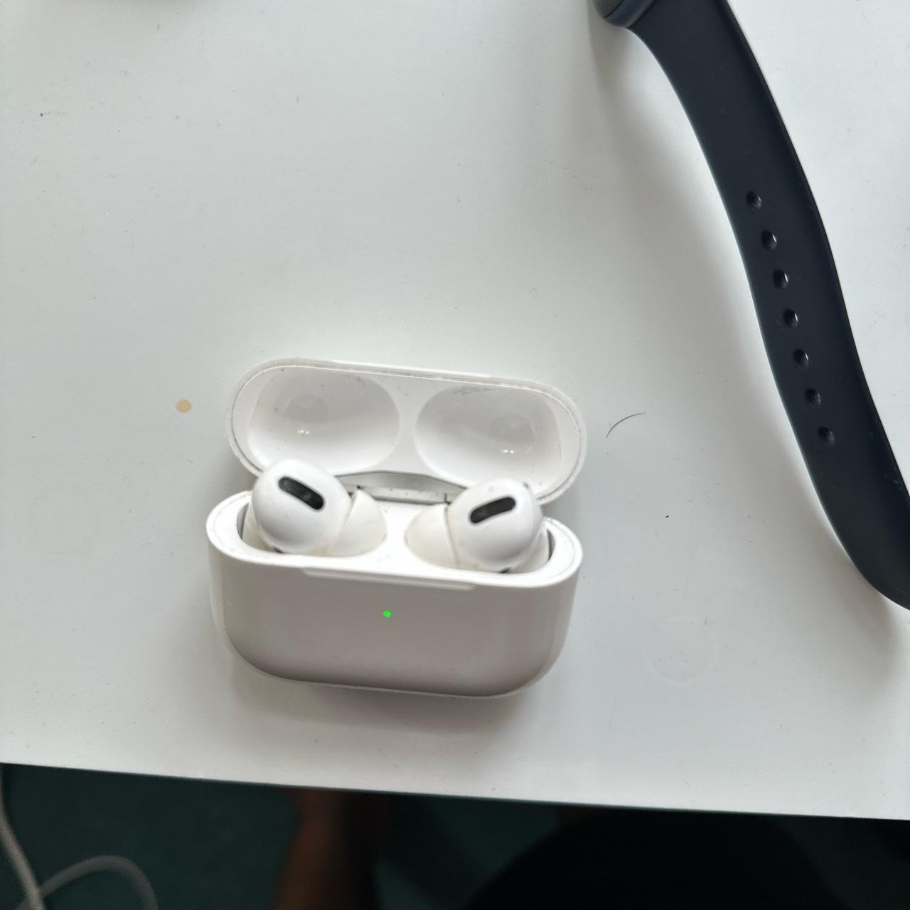 AirPod pros second hand open to offers - Depop