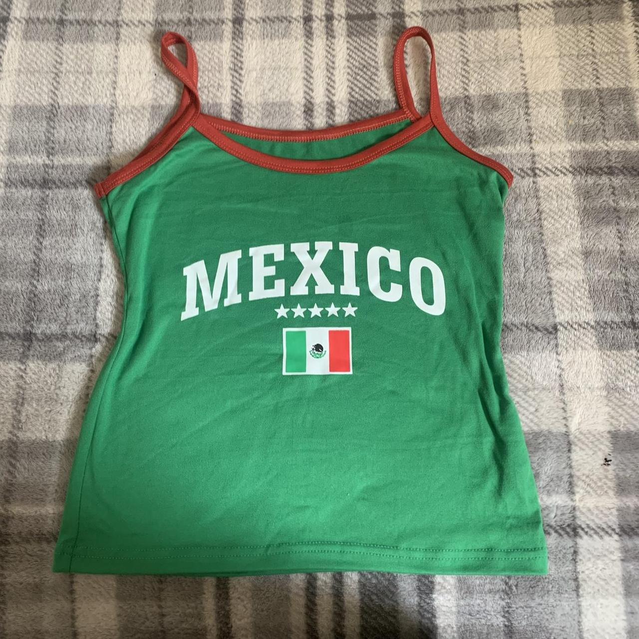 Mexico tank top paid around 36$ #mexicoshirt... - Depop