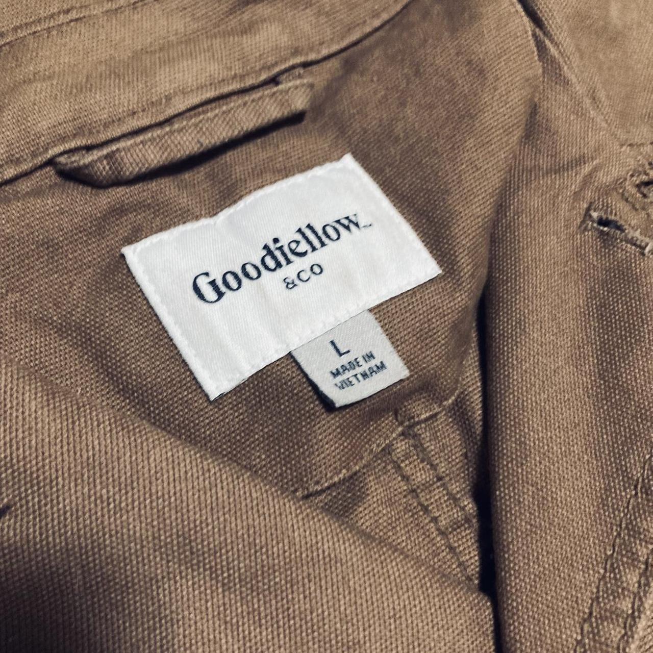 Goodfellow brown men’s work coat jacket. Size L.... - Depop