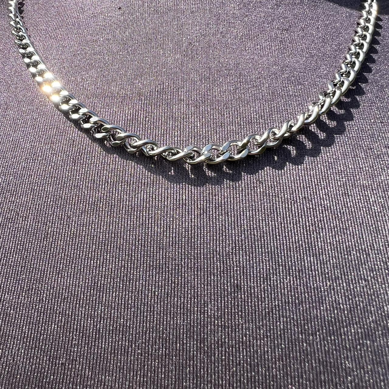 Men’s silver chain🩶 y2k chain. Silver chain. Chain... - Depop