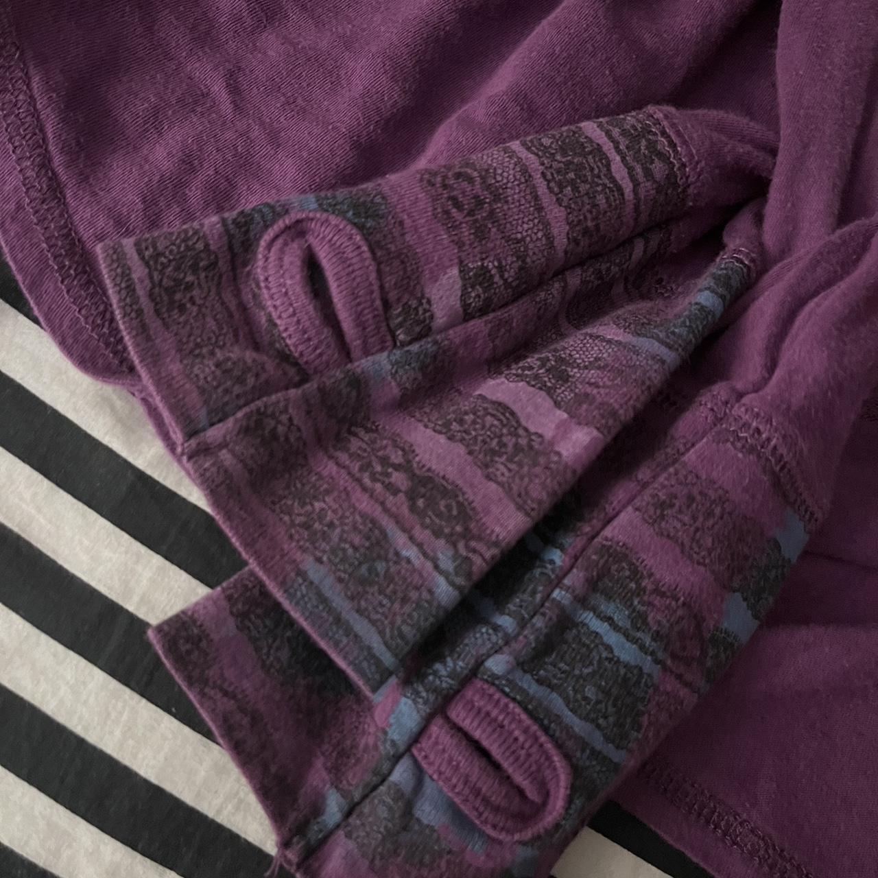 Gyaru 2000s grunge emo affliction like long sleeve... - Depop