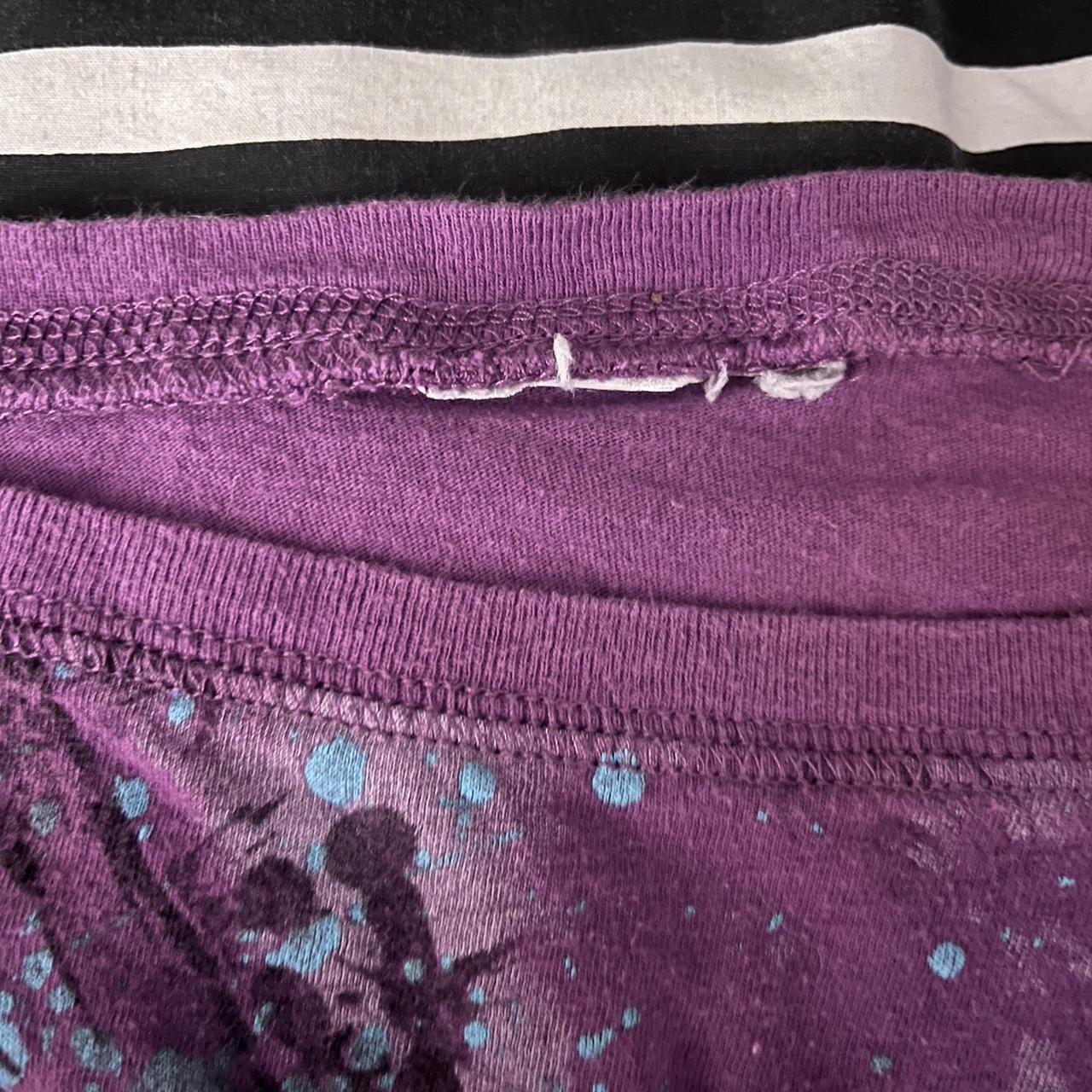 Gyaru 2000s grunge emo affliction like long sleeve... - Depop