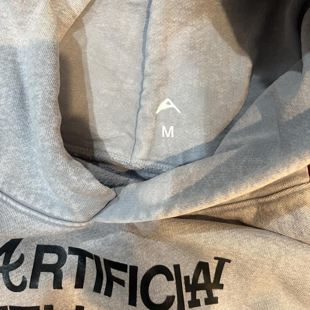 Grey Artificial Intelligence hoodie Size M RETAIL... | Depop