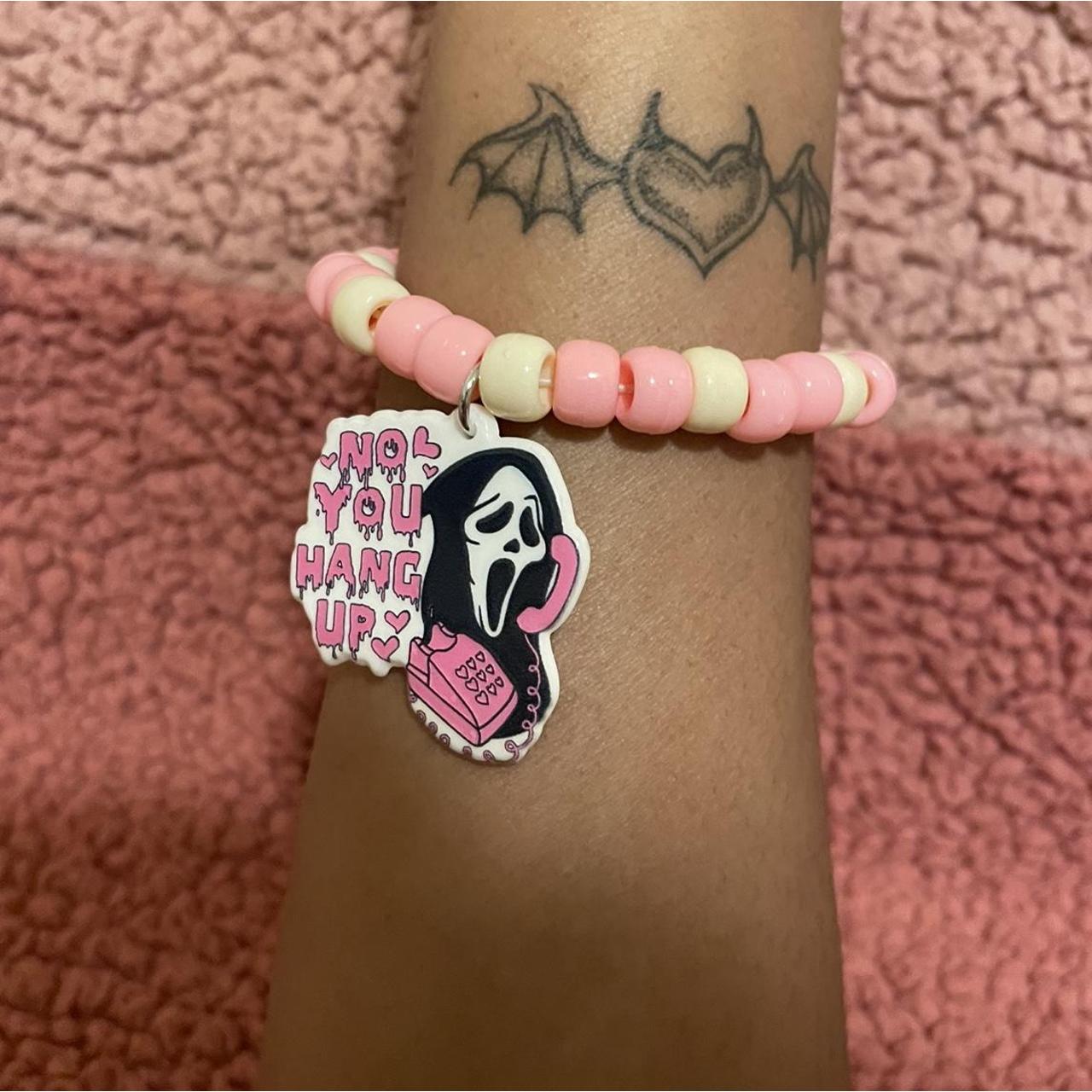 Scream “Goth” Charm Bracelet (1) - Depop
