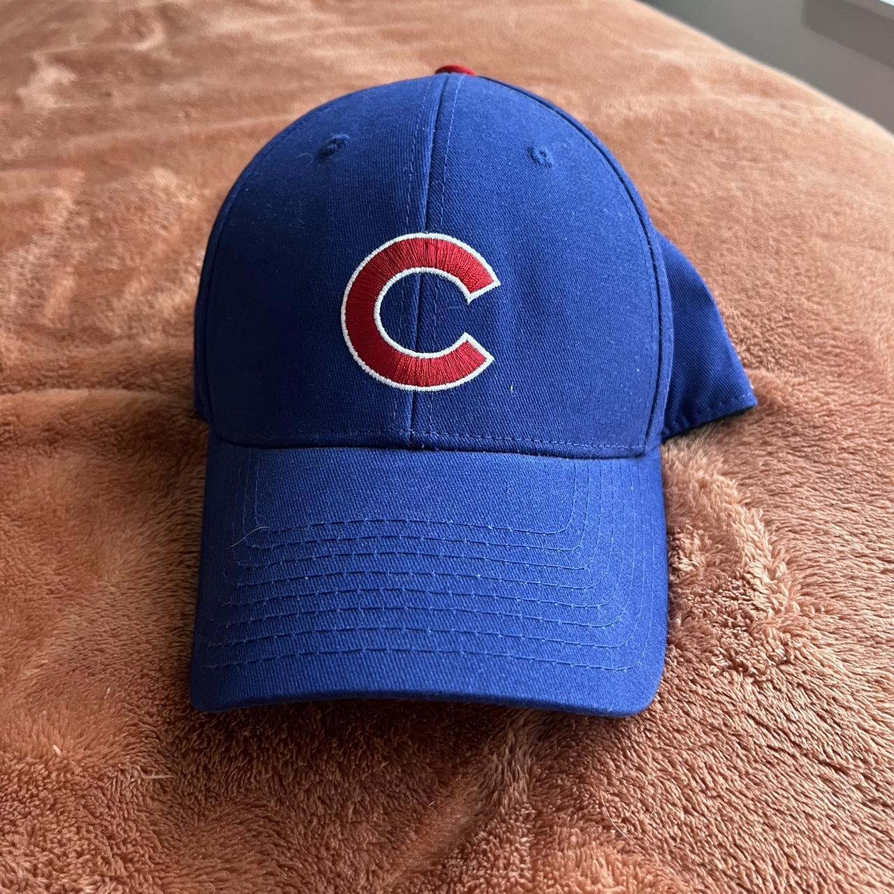 Blue Chicago Cubs hat Great condition. $12 - Depop