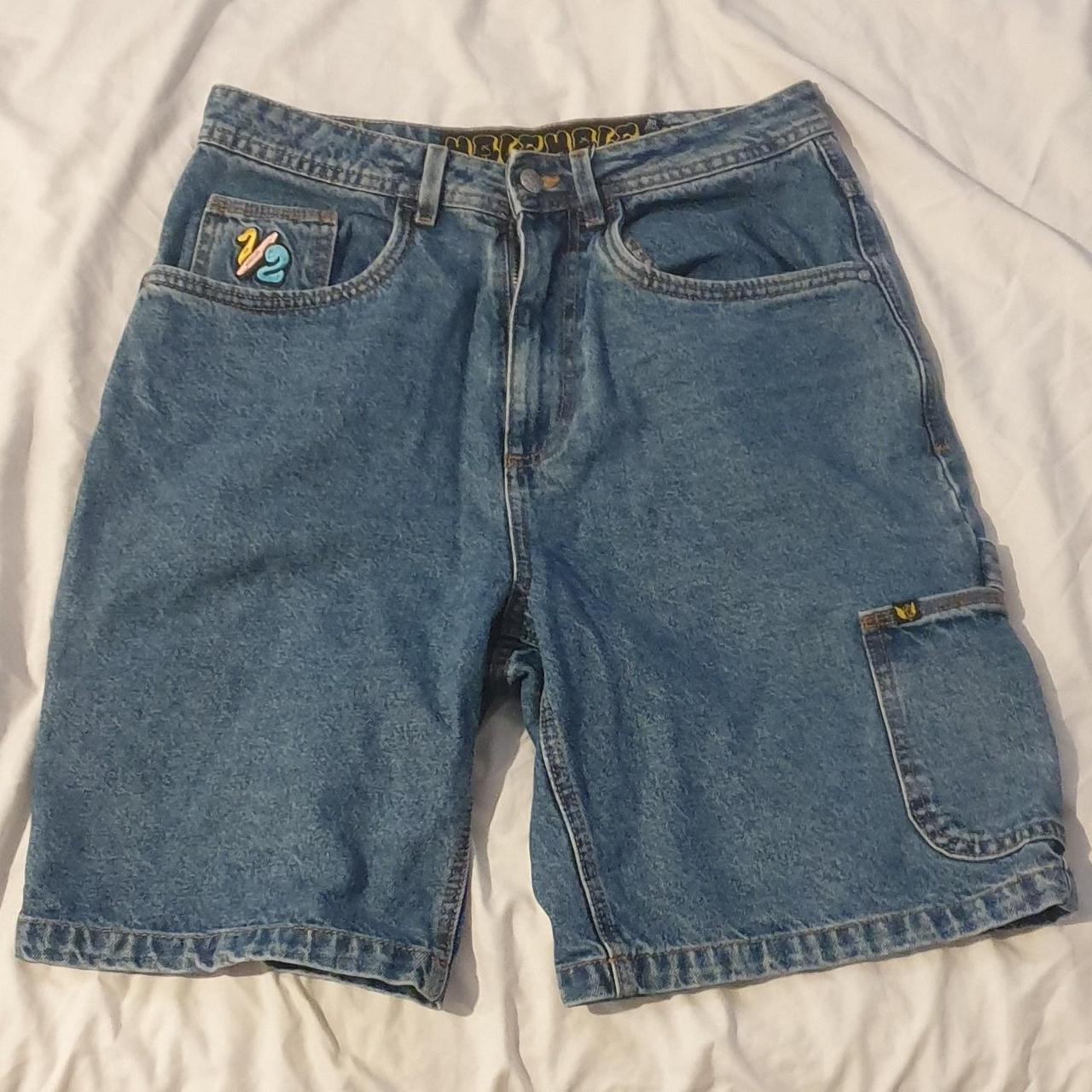 Half Half baggy jorts only worn twice cause I got... - Depop