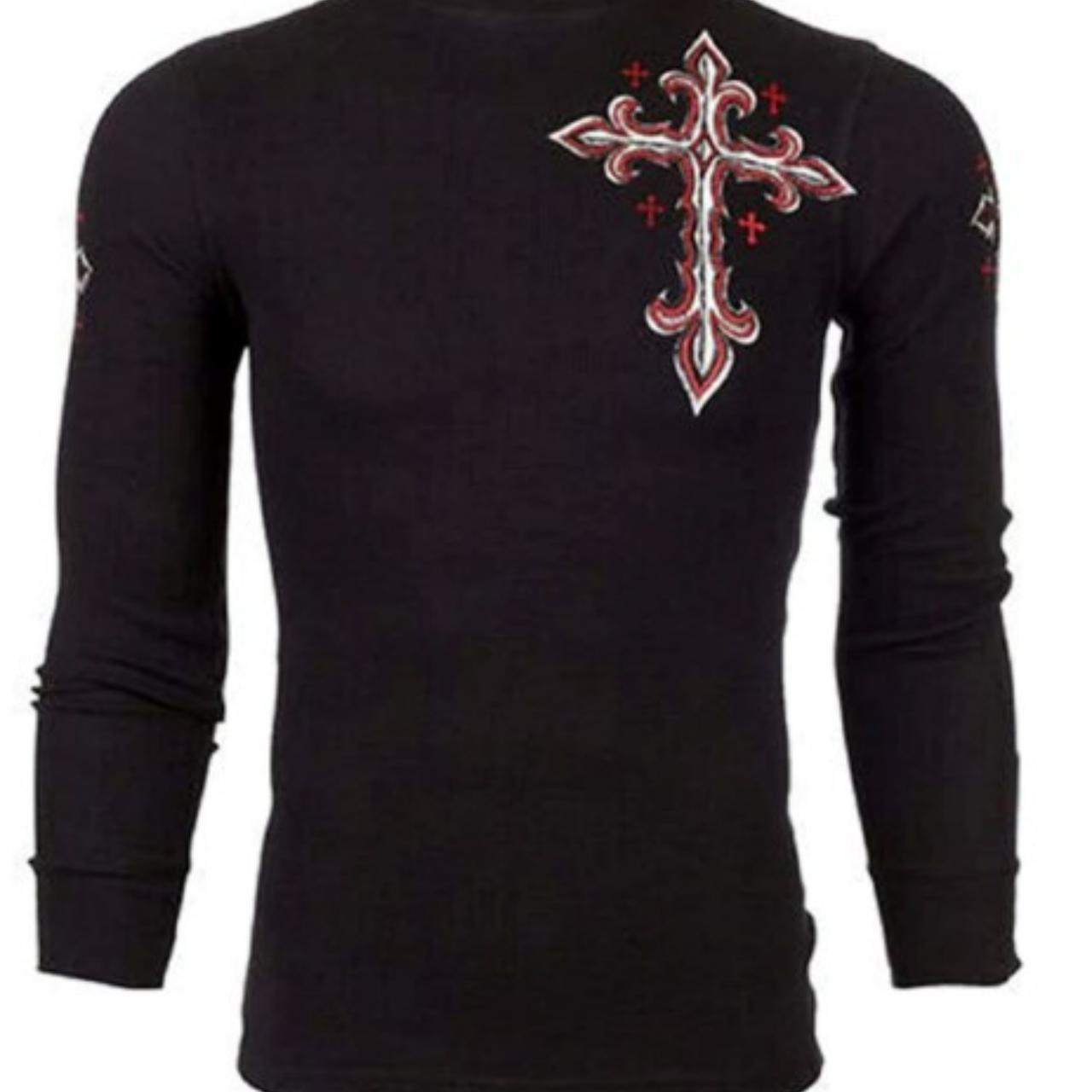 mens affliction extra lager thermal - Depop