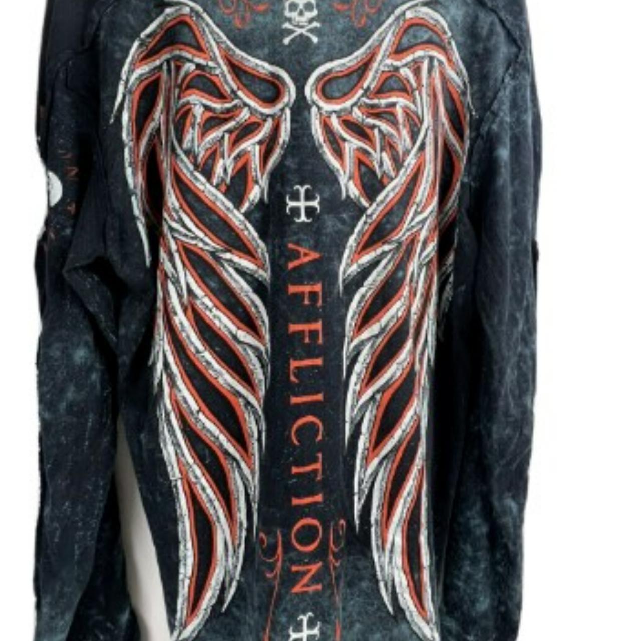Affliction mens vintage thermal medium - Depop
