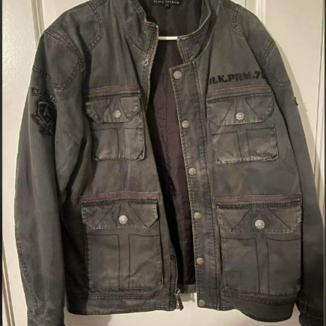 Affliction XL Black Premium Jacket - Depop