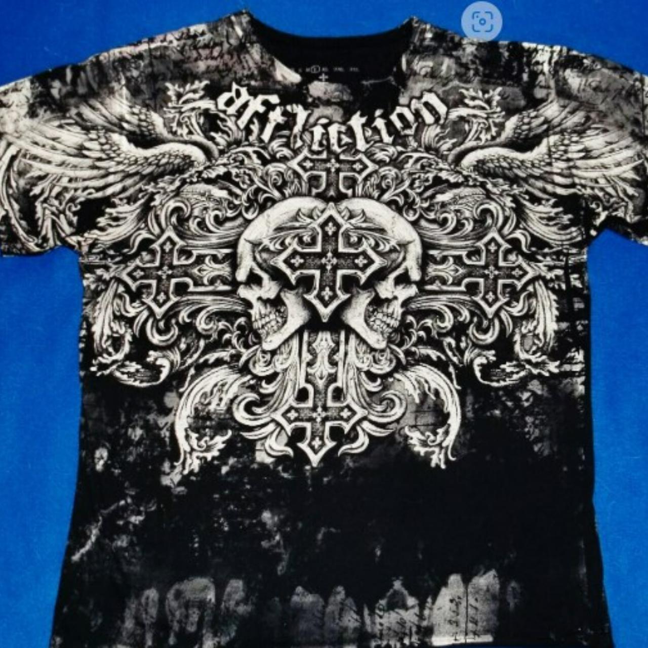 Vintage Affliction Fedor Trilogy Shirt L - Depop